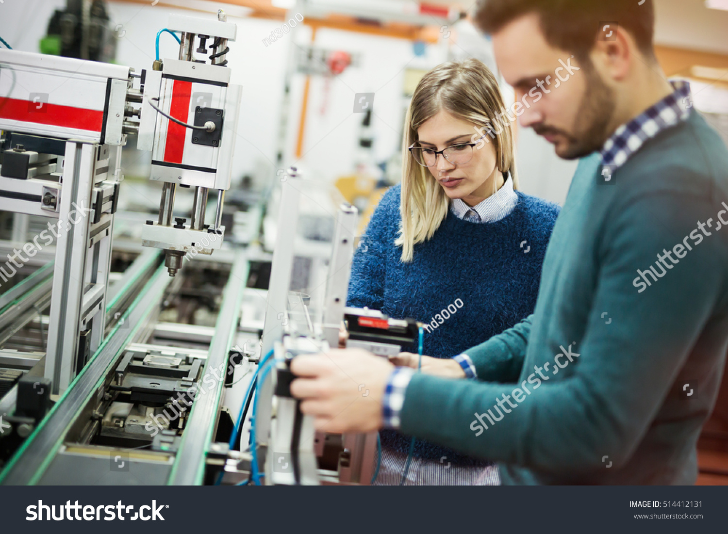 Engineering Robotics Class Teamwork By Students Stock Photo (Edit Now ...
