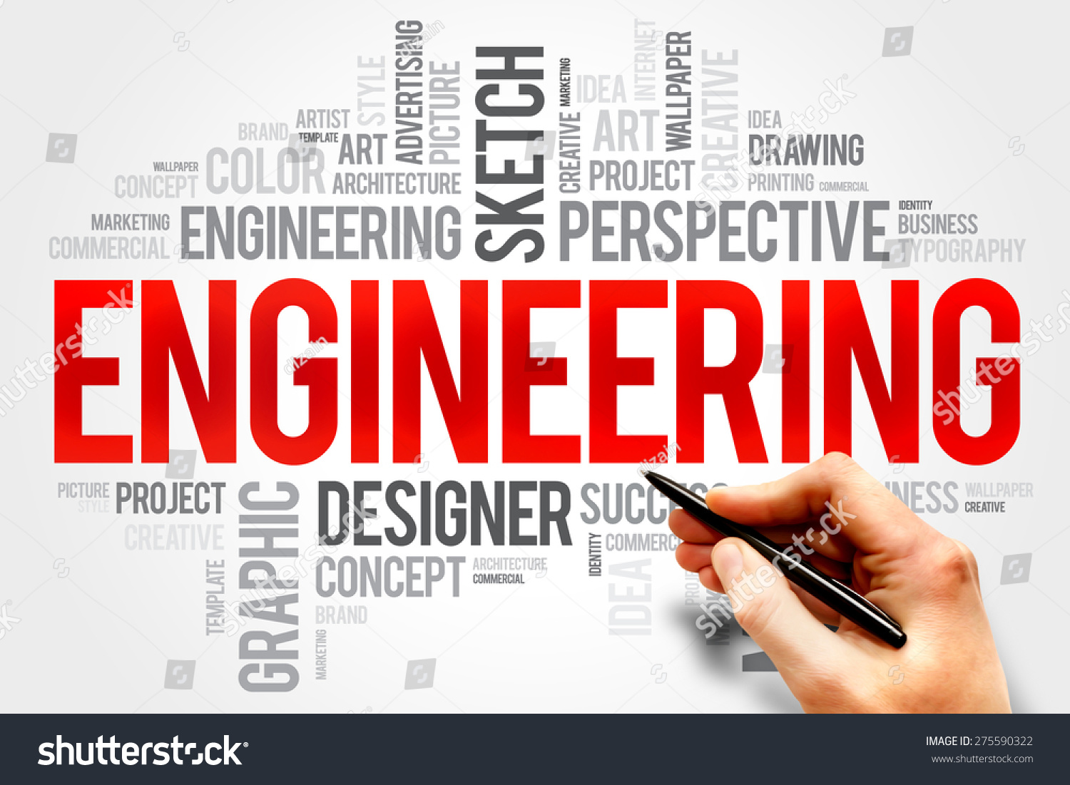 Engineering Word Cloud Concept Stock Photo 275590322 | Shutterstock