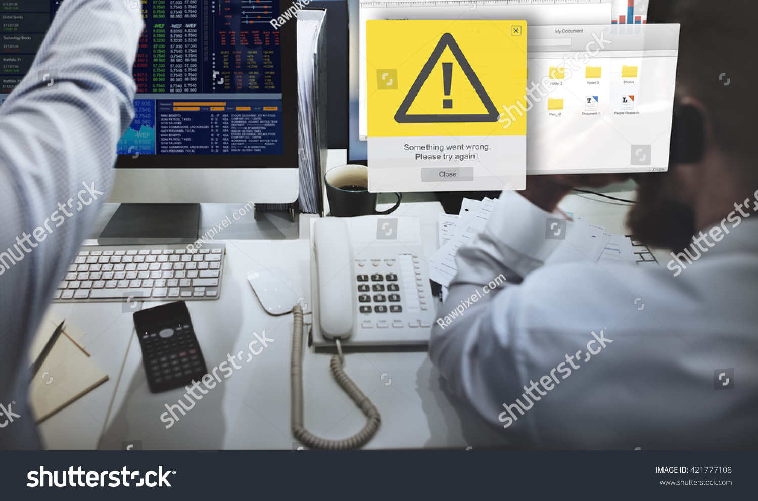 Error Alert Failure Icon Problem Concept Stock Photo 421777108 ...