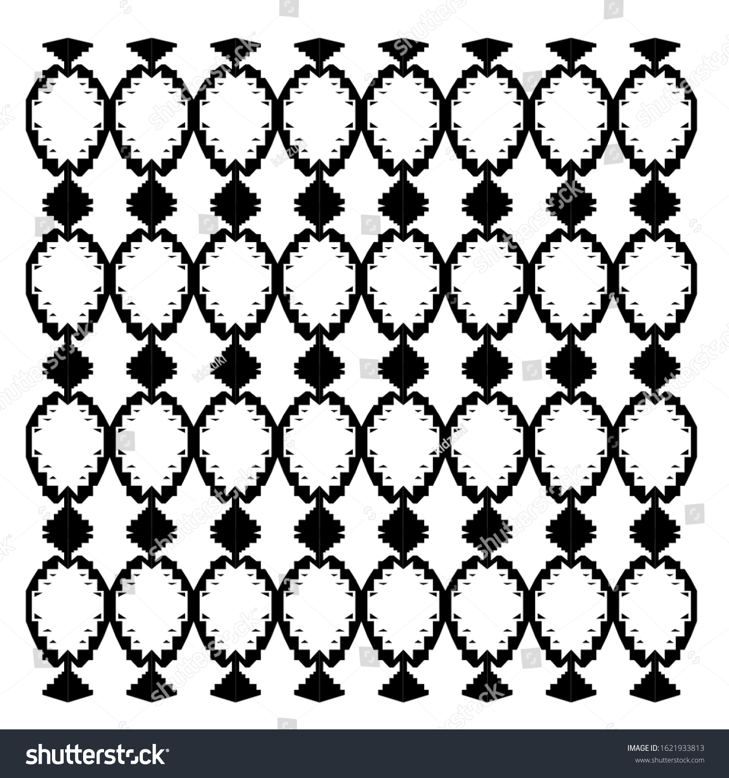 Ethno Design Blocks Aztecs Elements Stock Illustration 1621933813 ...