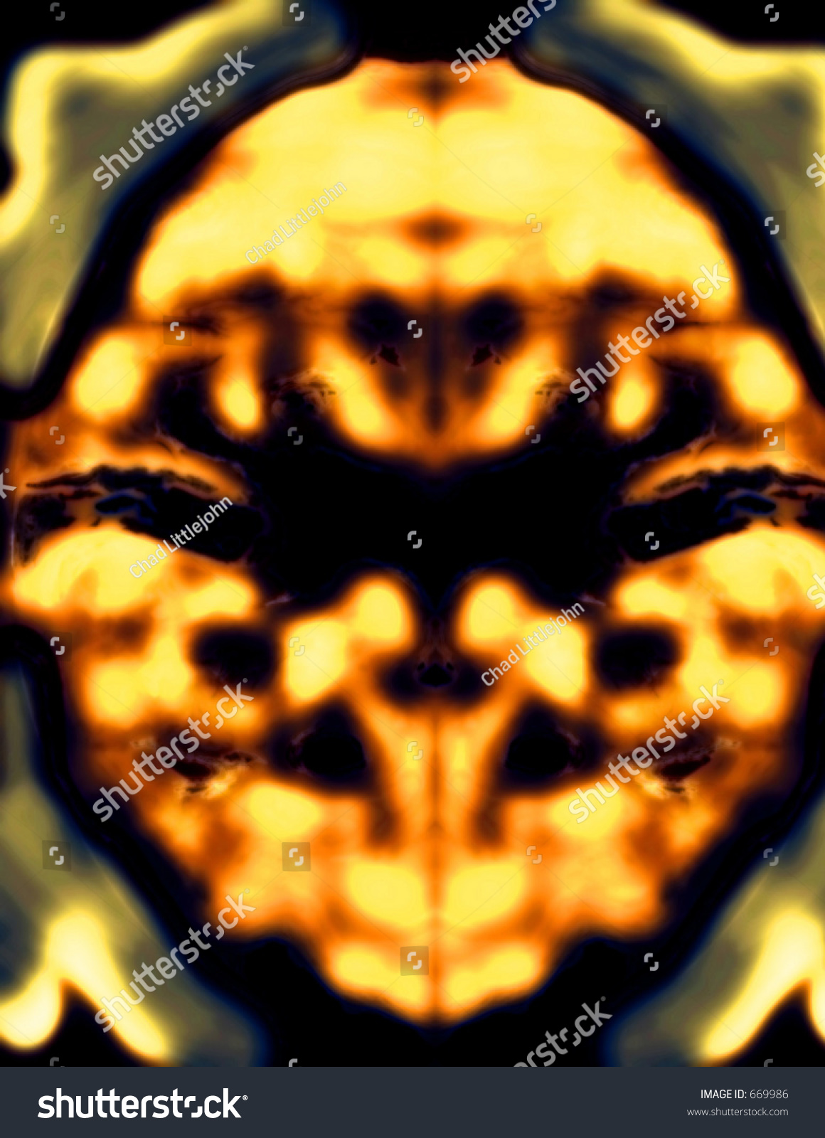 Evil Brainscan Stock Photo 669986 | Shutterstock