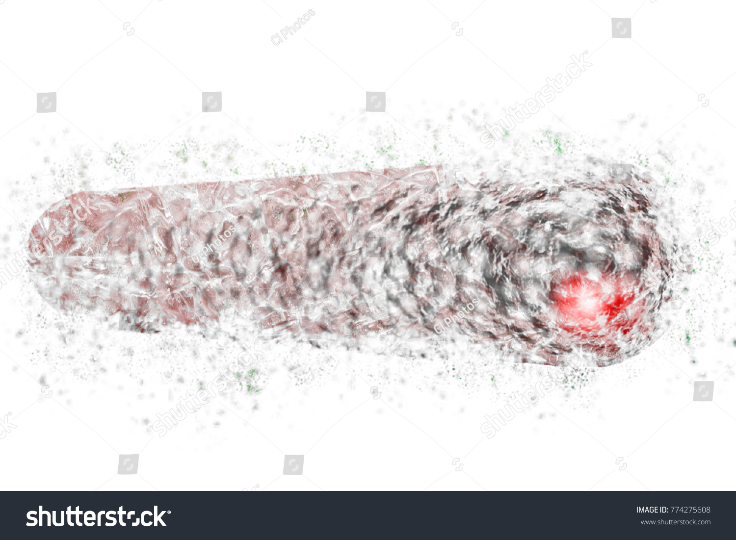 Exploding Bacteria Concept Bacterium Super Resistance Stock ...