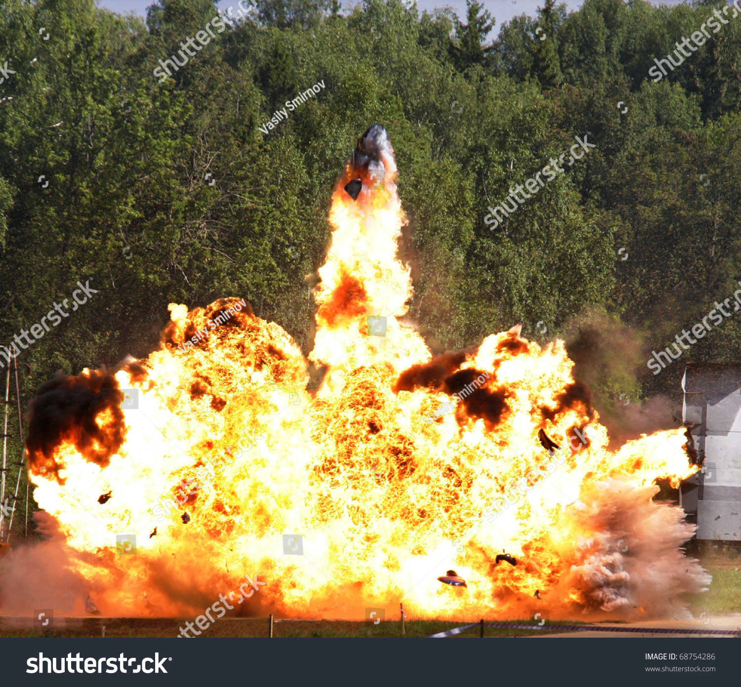 Explosion Flame Stock Photo 68754286 - Shutterstock