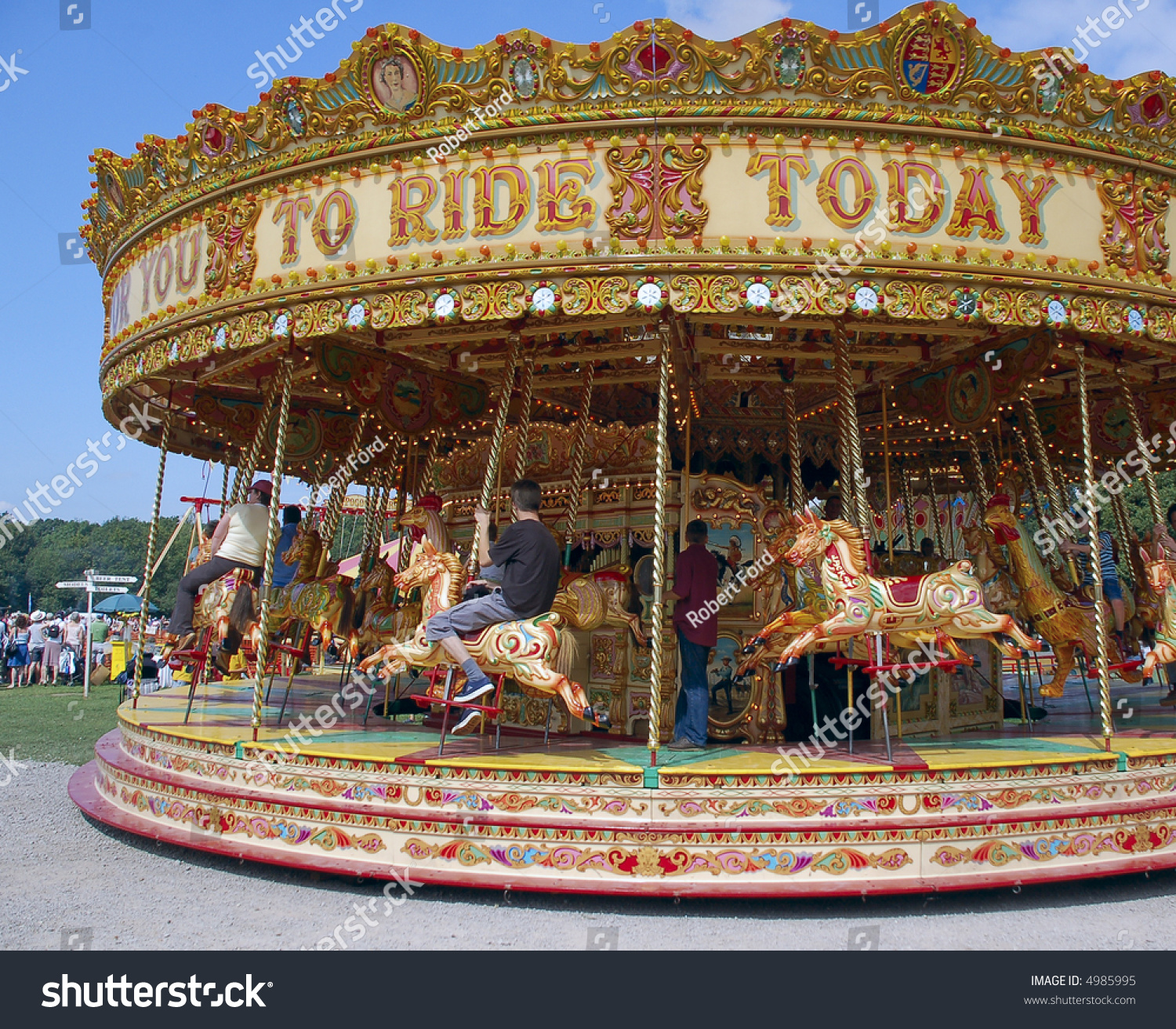 Fairground Carousel Stock Photo 4985995 | Shutterstock