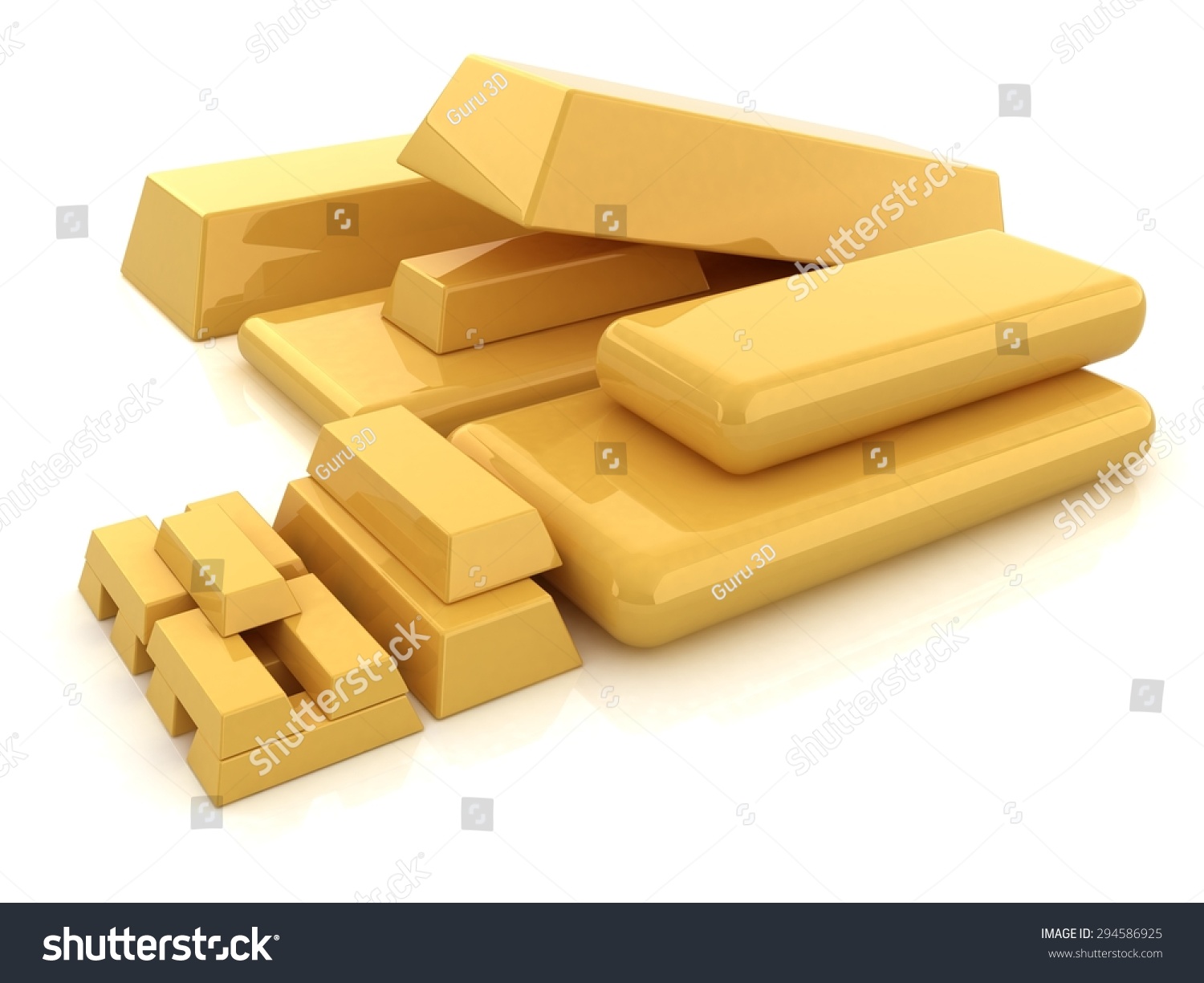 Fake Mock Gold Bars Stock Illustration 294586925 Fake Mock Gold Bars Stock Illustration 294586925