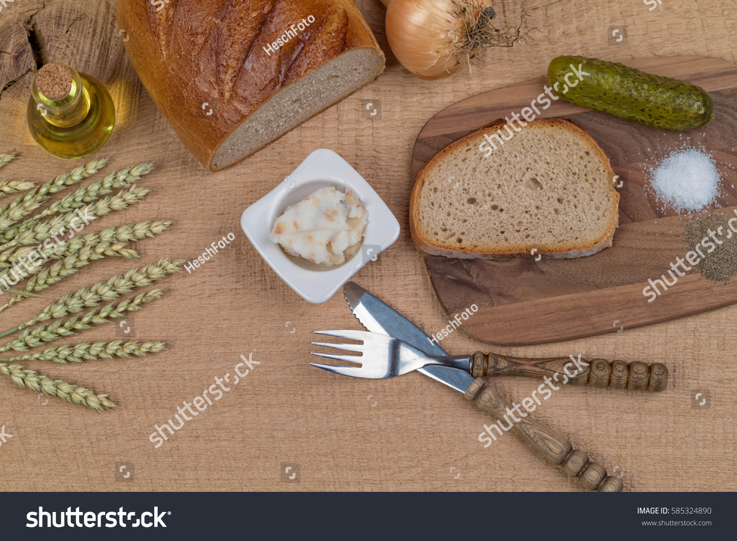 Fat Bread Stock Photo (Edit Now) 585324890