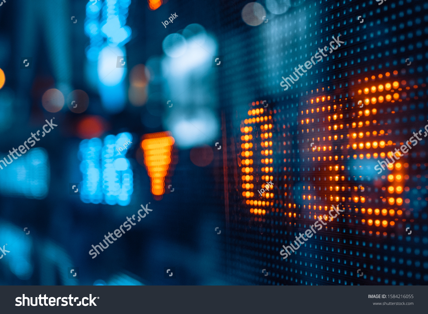 Financial Stock Market Numbers City Lights Stock Photo 1584216055 ... Financial Stock Market Numbers City Lights Stock Photo 1584216055 ...