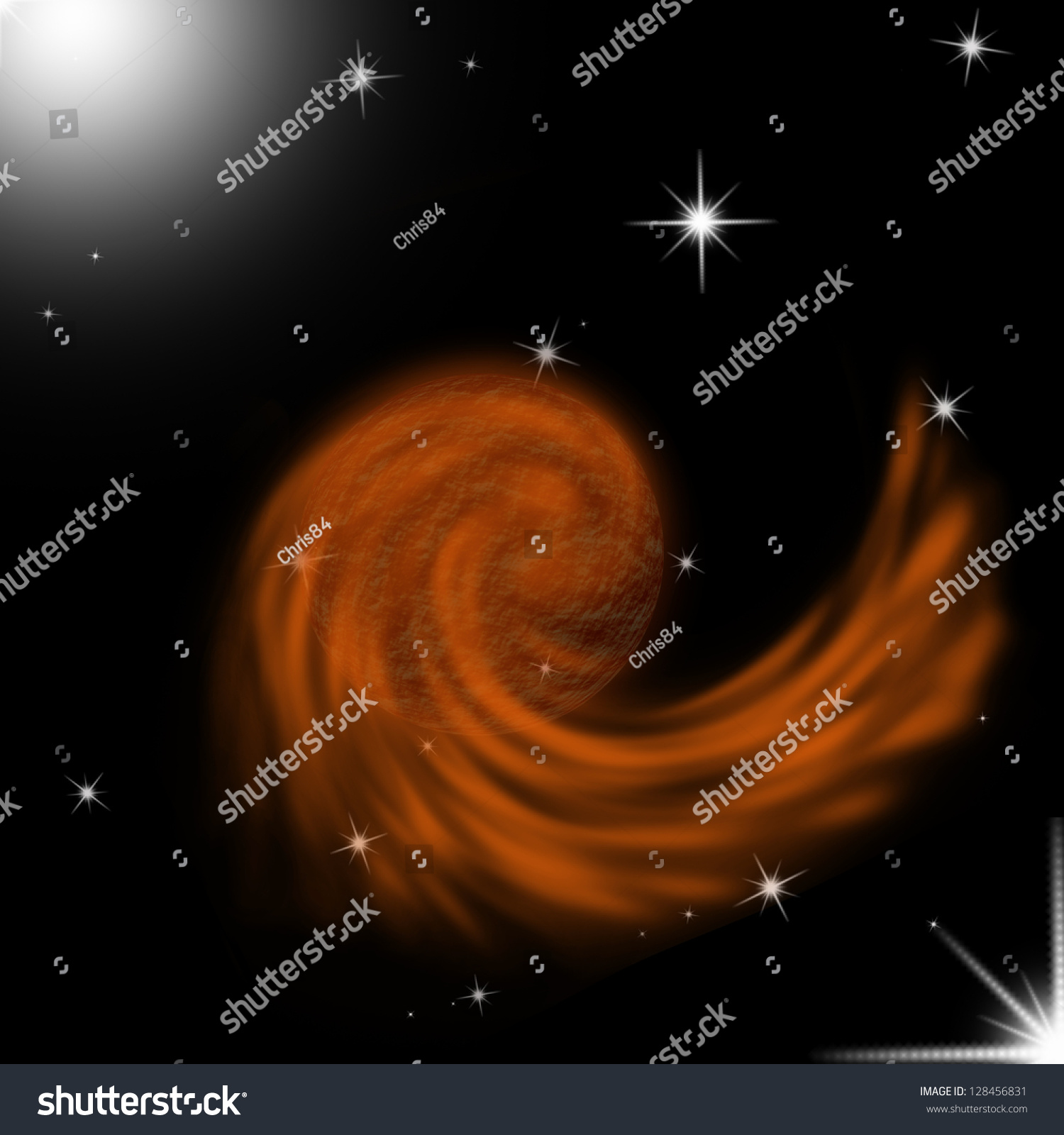 Fire Comet Stock Illustration 128456831 - Shutterstock