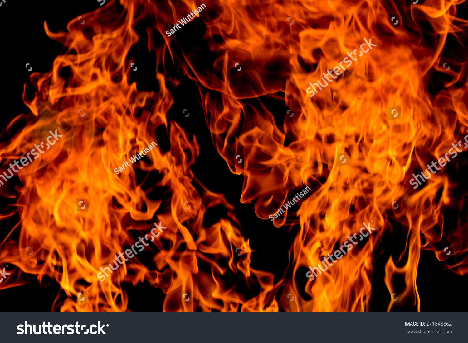 Fire Flame Background Stock Photo 271648862 | Shutterstock