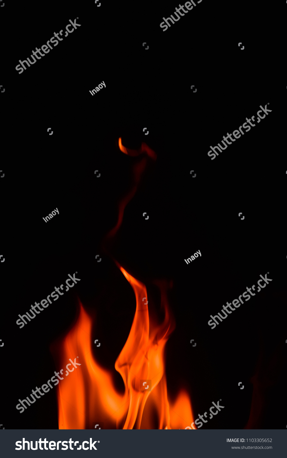 Fire Flames Background Stock Photo 1103305652 | Shutterstock