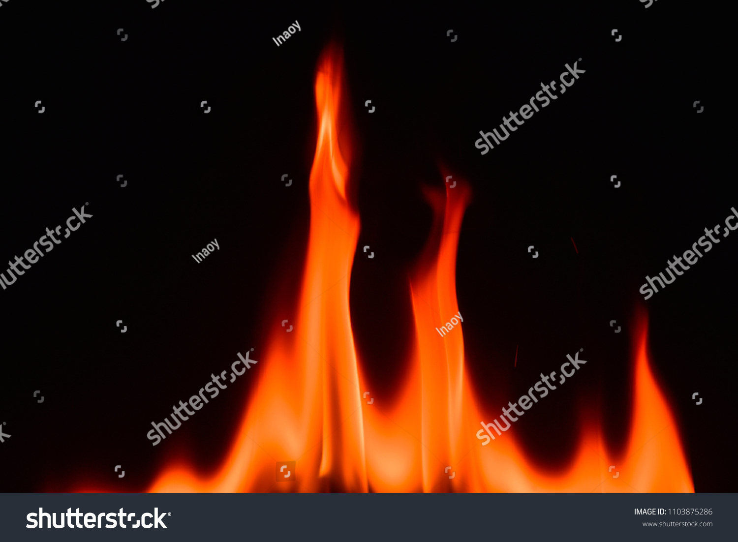 Fire Flames Background Stock Photo 1103875286 | Shutterstock
