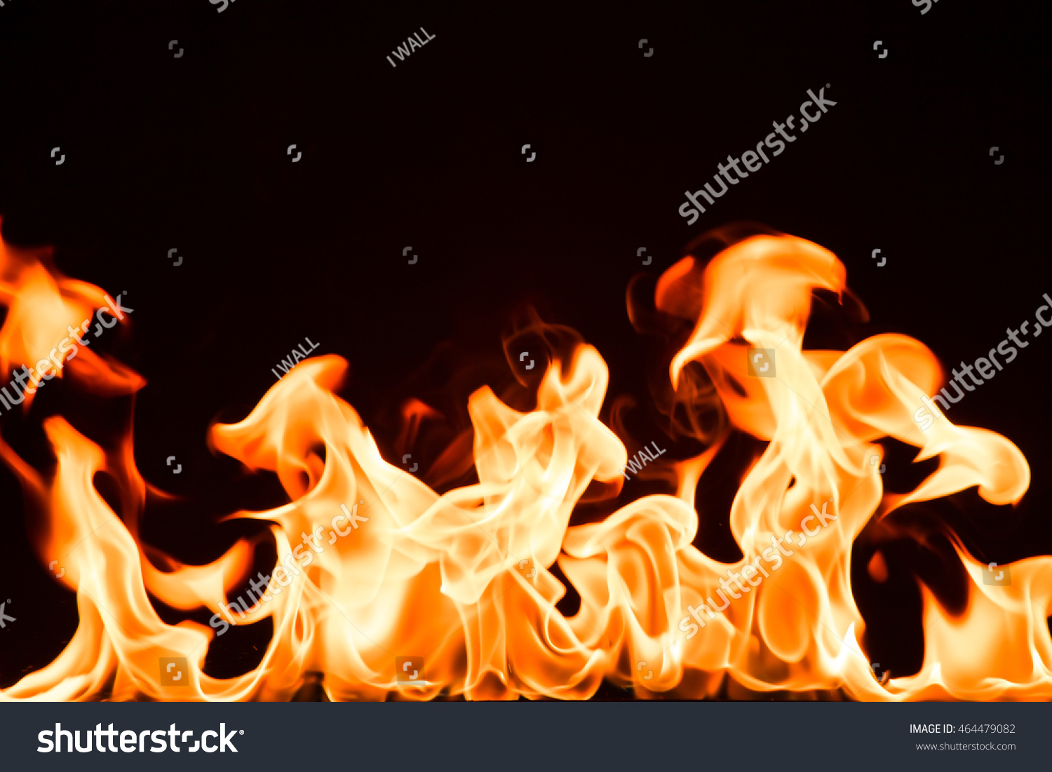 Fire Flames Texture Background Stock Photo (Edit Now) 464479082