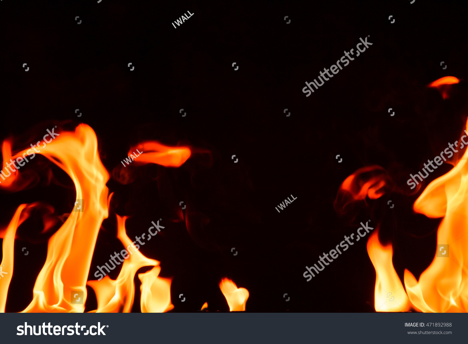 Fire Flames Texture Background Stock Photo (Edit Now) 471892988