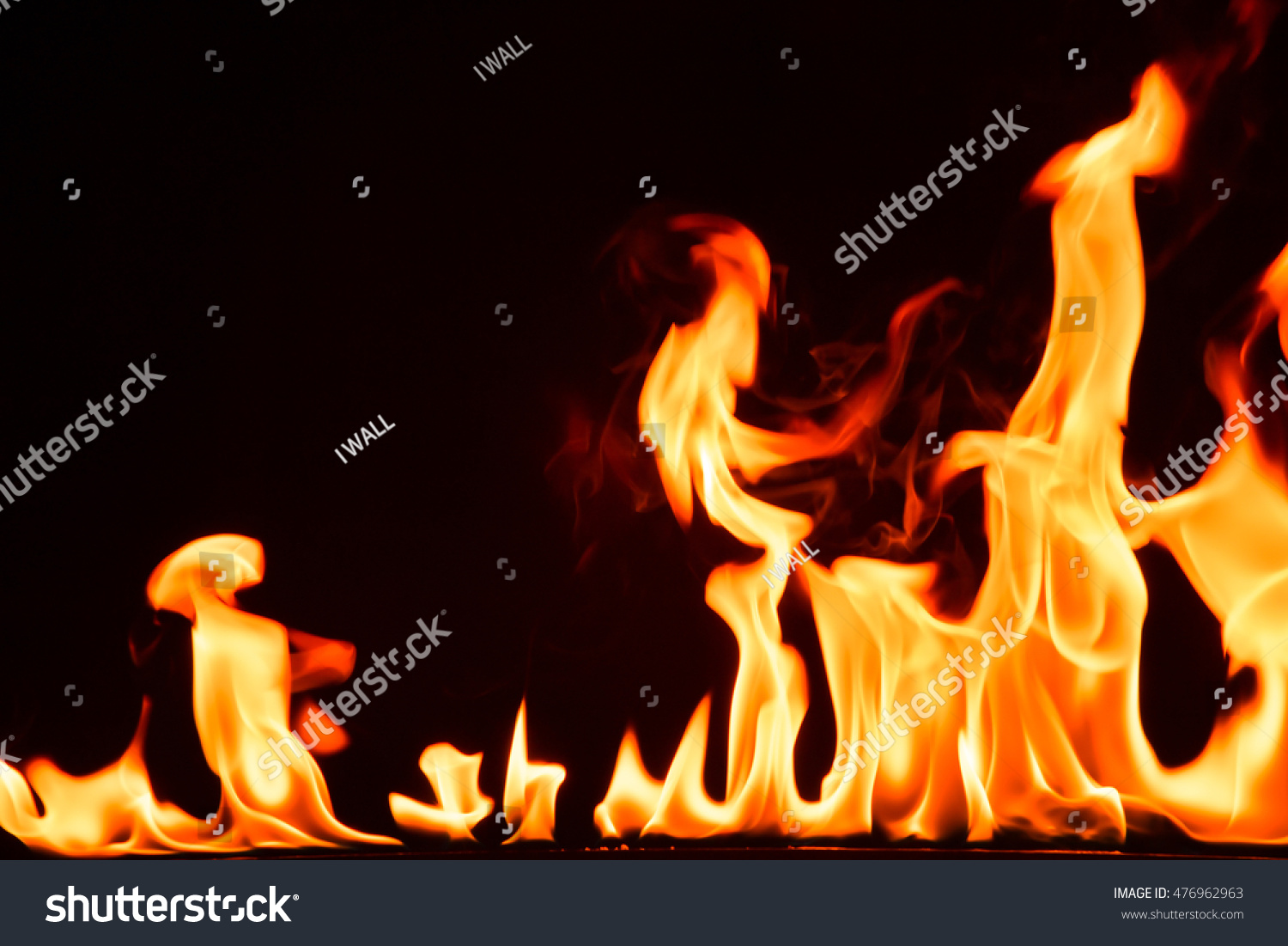 Fire Flames Texture Background Stock Photo (Edit Now) 476962963