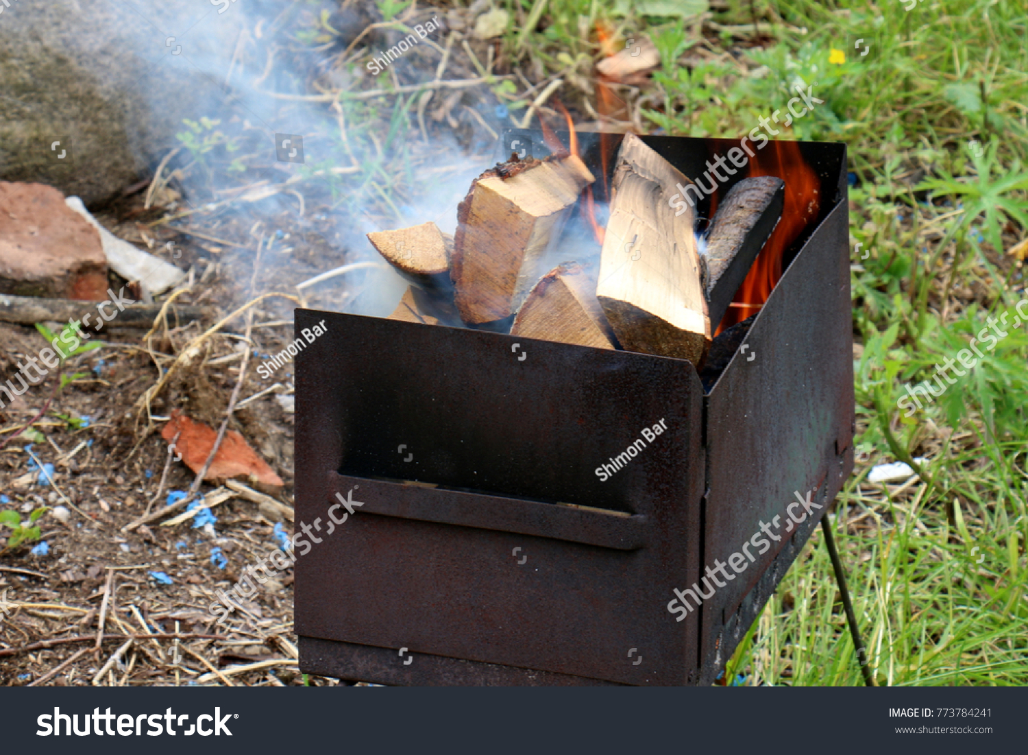 Fire Intensive Oxidation Process Stock Photo (Edit Now) 773784241