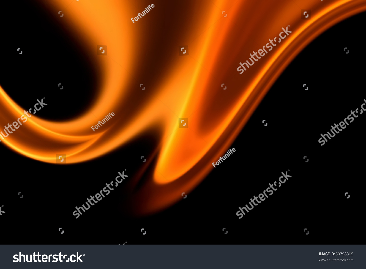 Fire Shape Background: ภาพประกอบสต็อก 50798305 | Shutterstock