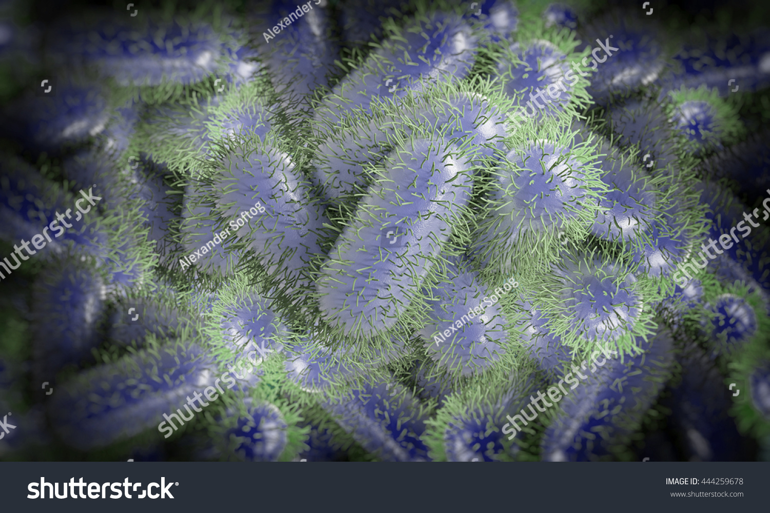 Flagellated Bacteria Dark Blue Stockillustratie 444259678 - Shutterstock Flagellated Bacteria Dark Blue Stockillustratie 444259678 - Shutterstock