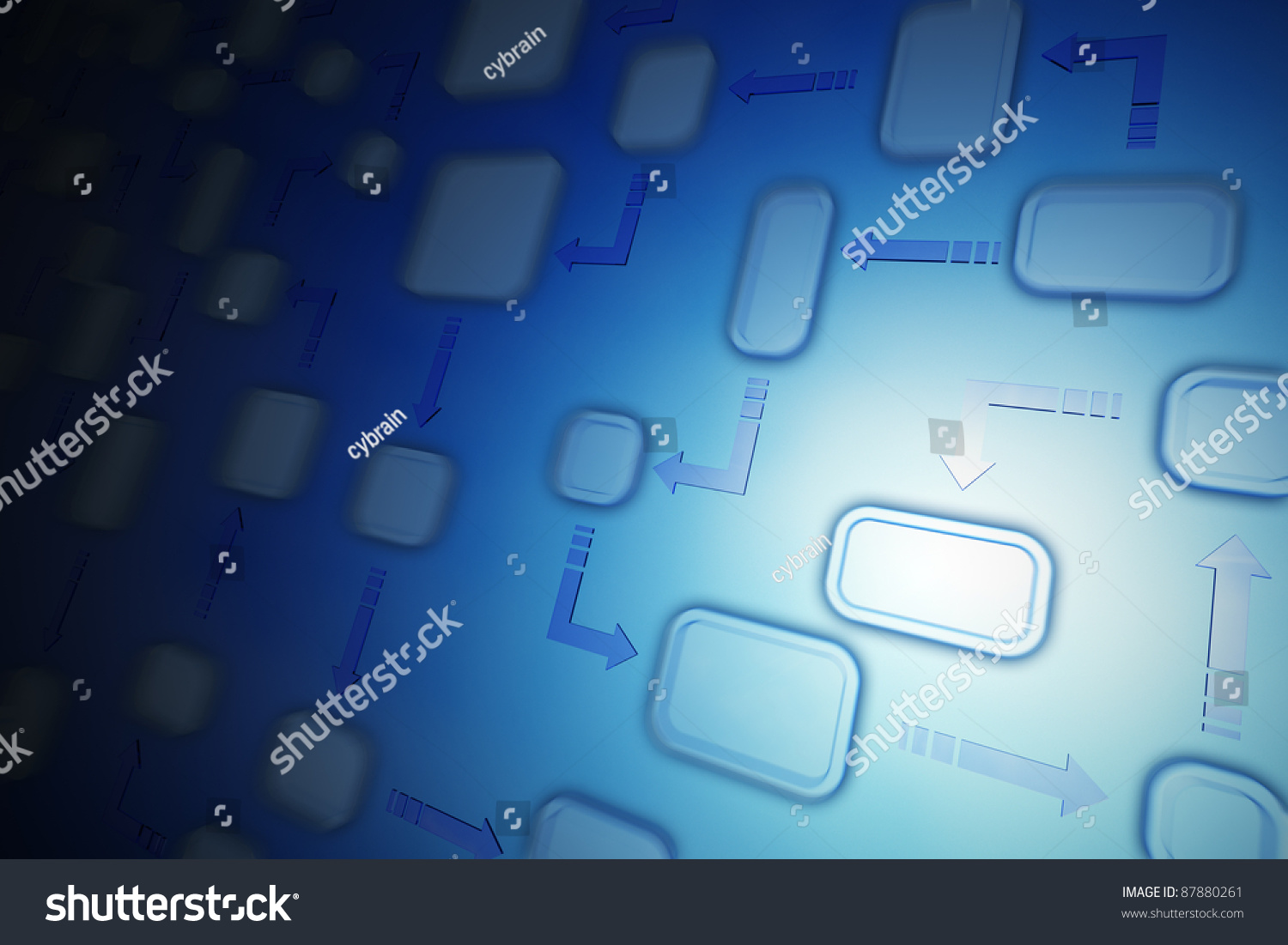 Flow Chart Background Stock Photo 87880261 : Shutterstock