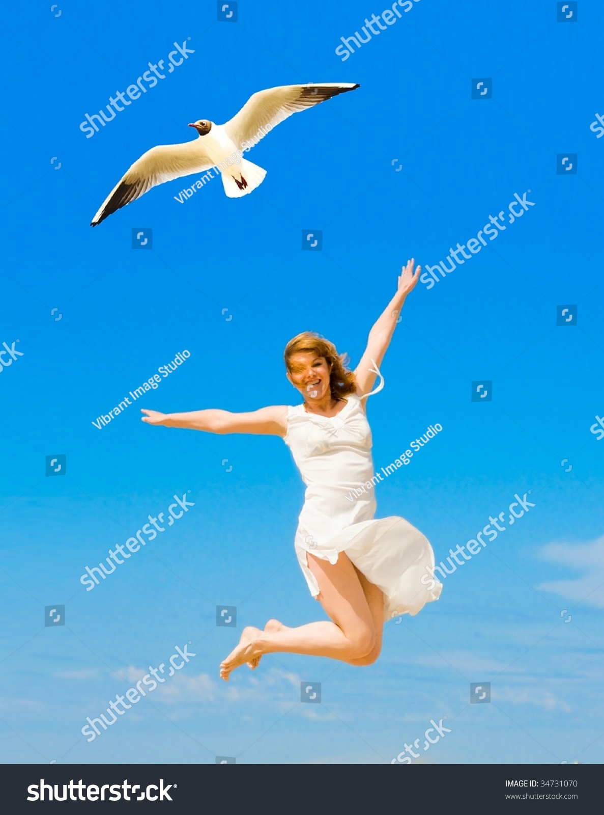 Flying Stock Photo 34731070 | Shutterstock