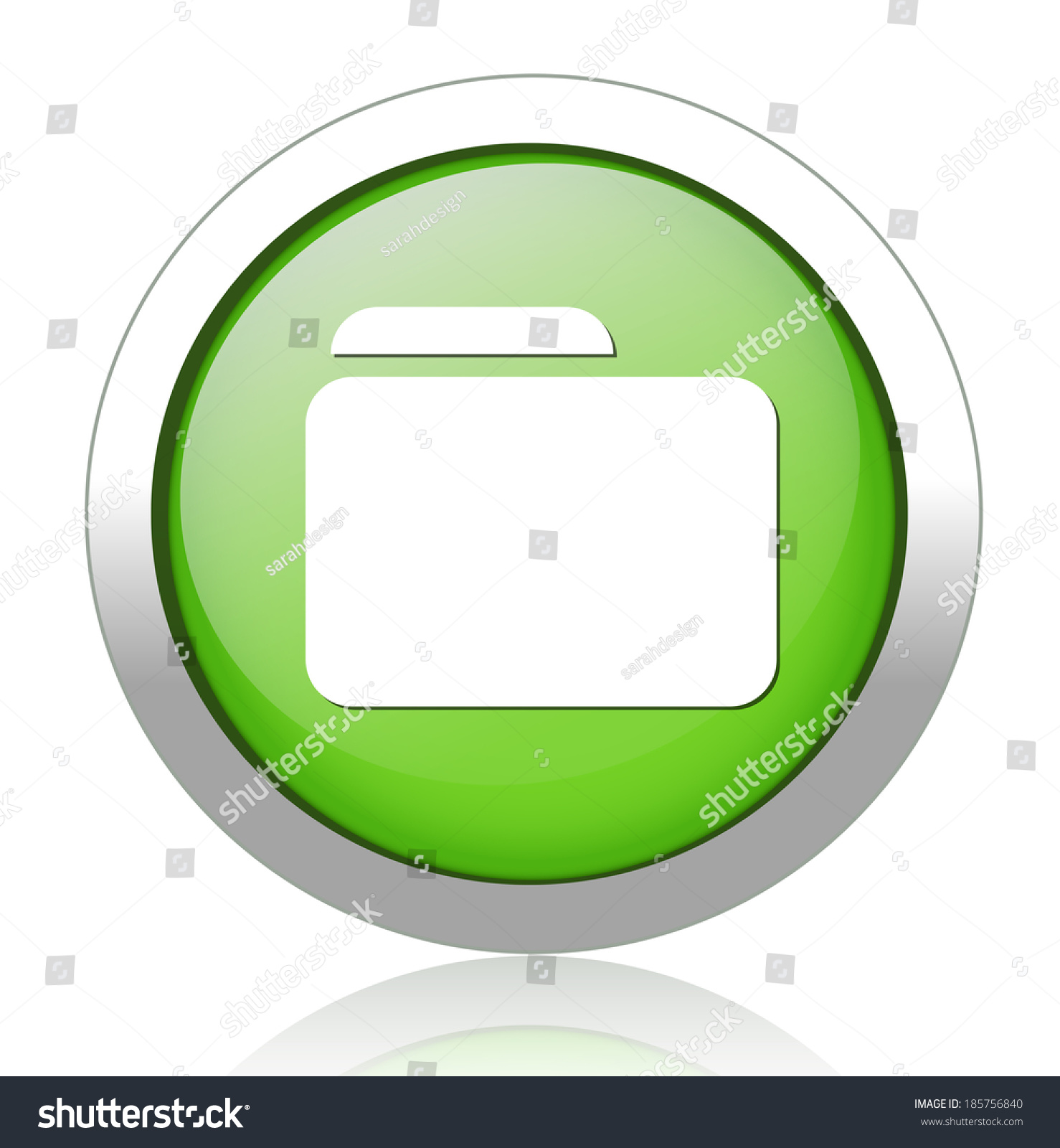 Folder Icon 스톡 일러스트 185756840 | Shutterstock