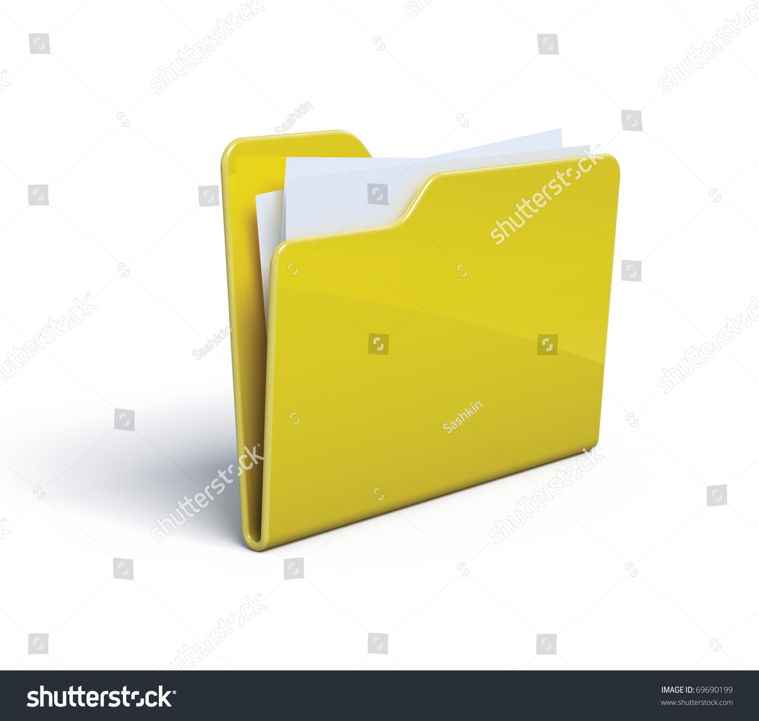 Folder Icon Stock Illustration 69690199 | Shutterstock