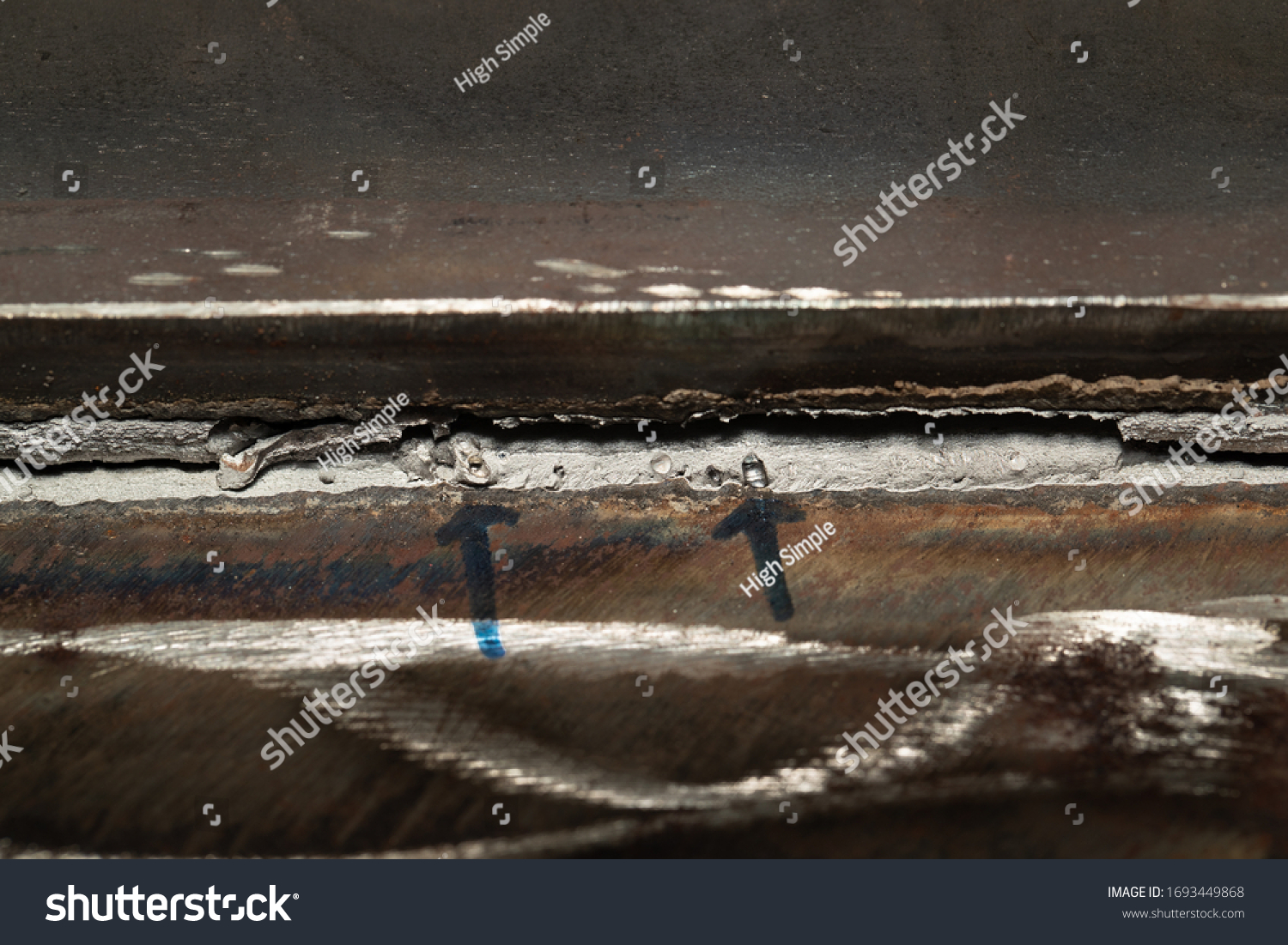 Fracture Test Specimen Fillet Weld Welder: foto stock (editar agora ... Fracture Test Specimen Fillet Weld Welder: foto stock (editar agora ...