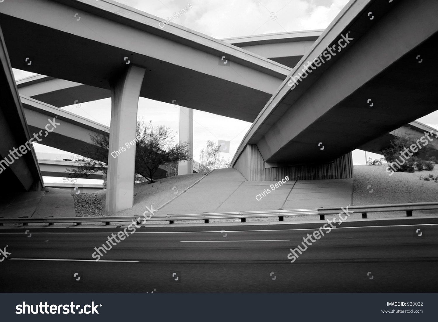 Freeway Overpass Stock Photo 920032 - Shutterstock