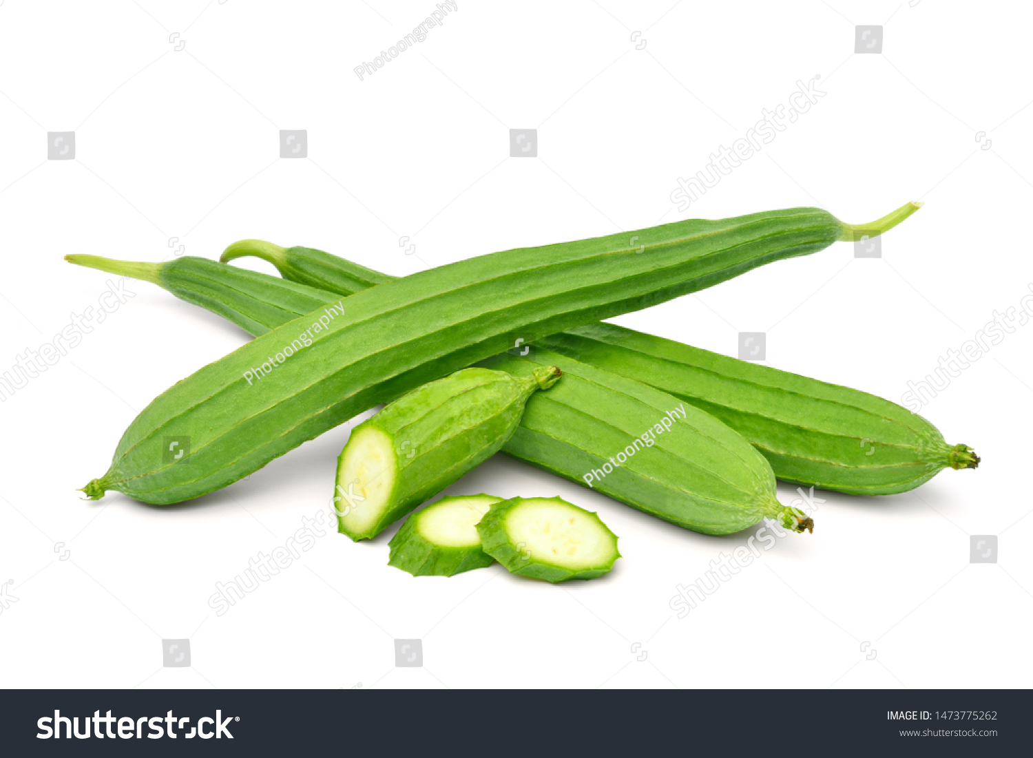 Fresh Angled Luffa Ribbed Gourd Fruits Stock Photo 1473775262 ... Fresh Angled Luffa Ribbed Gourd Fruits Stock Photo 1473775262 ...