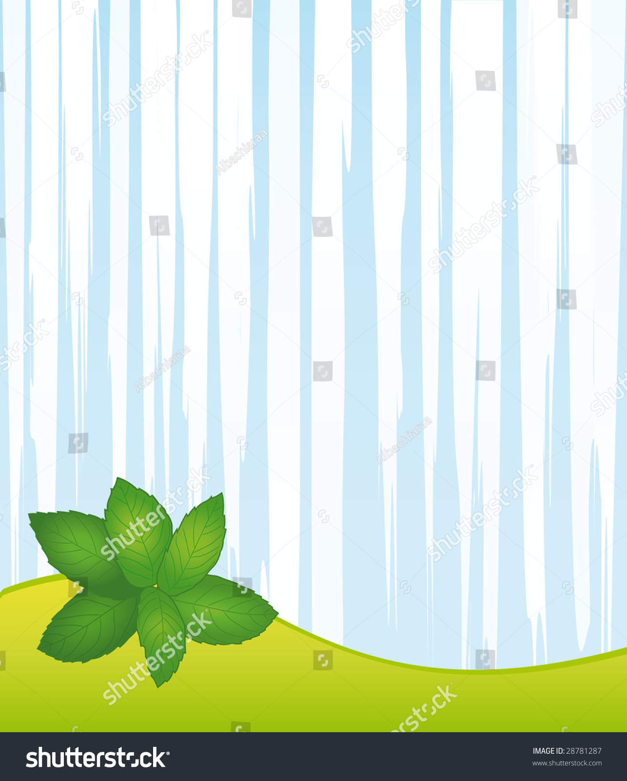 Fresh Mint Background Stock Illustration 28781287 | Shutterstock