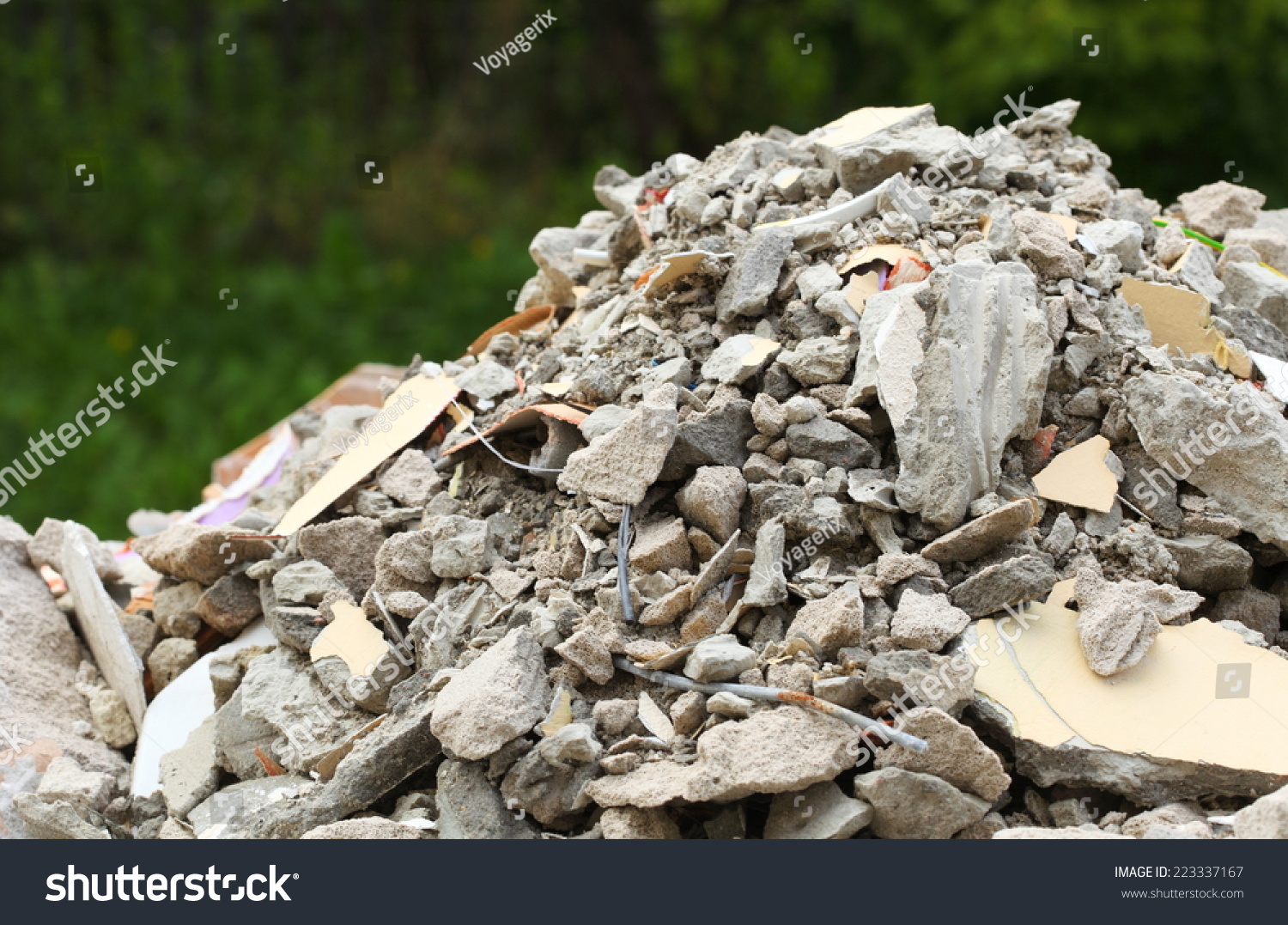 Full Construction Waste Debris Bags Garbage Stock Photo (Edit Now ... Full Construction Waste Debris Bags Garbage Stock Photo (Edit Now ...