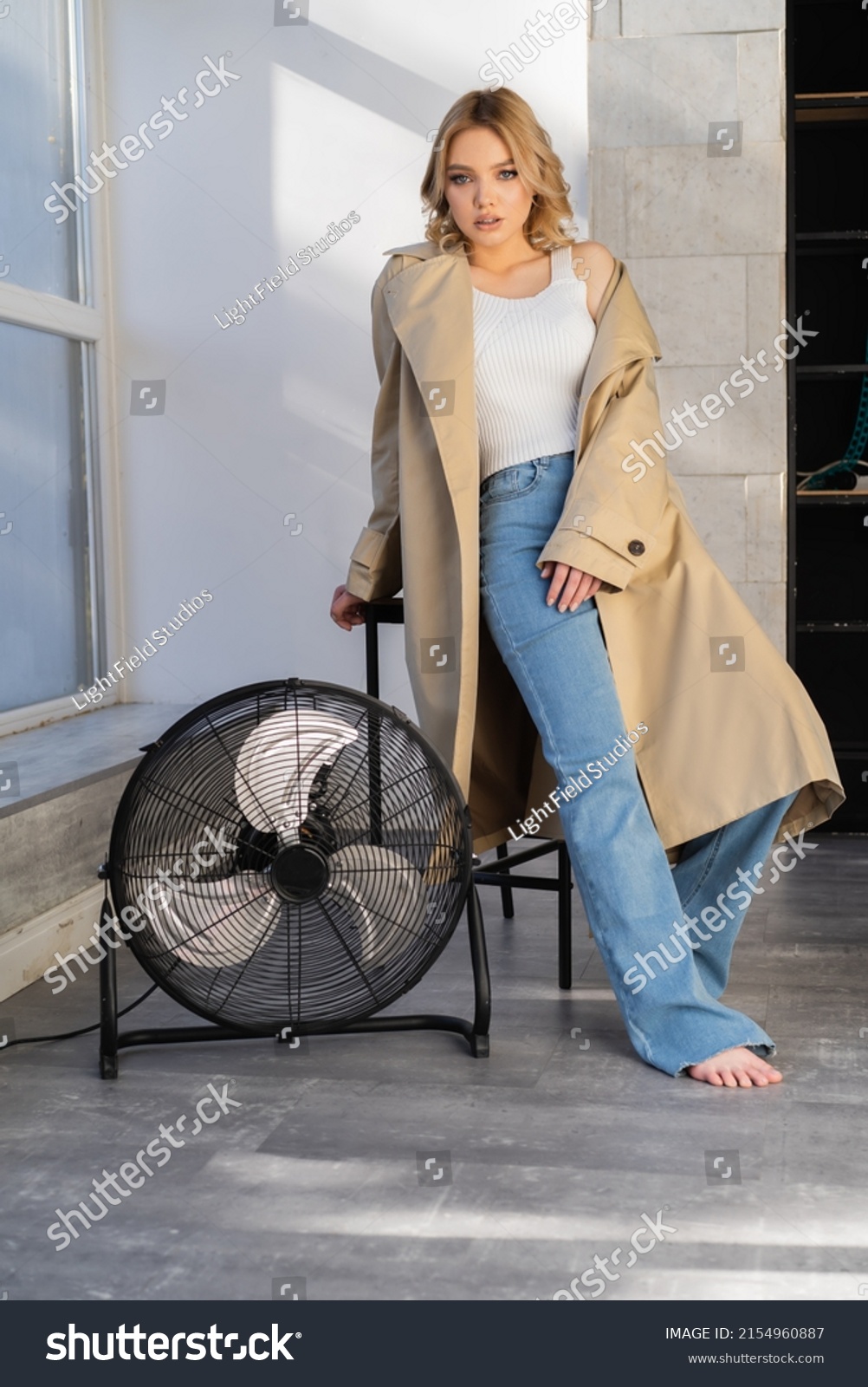 Full Length View Sensual Barefoot Woman Stock Photo 2154960887 ... Full Length View Sensual Barefoot Woman Stock Photo 2154960887 ...
