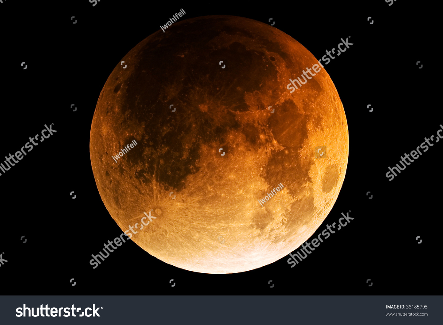 Full Moon During Lunar Eclipse Stock Photo 38185795 | Shutterstock
