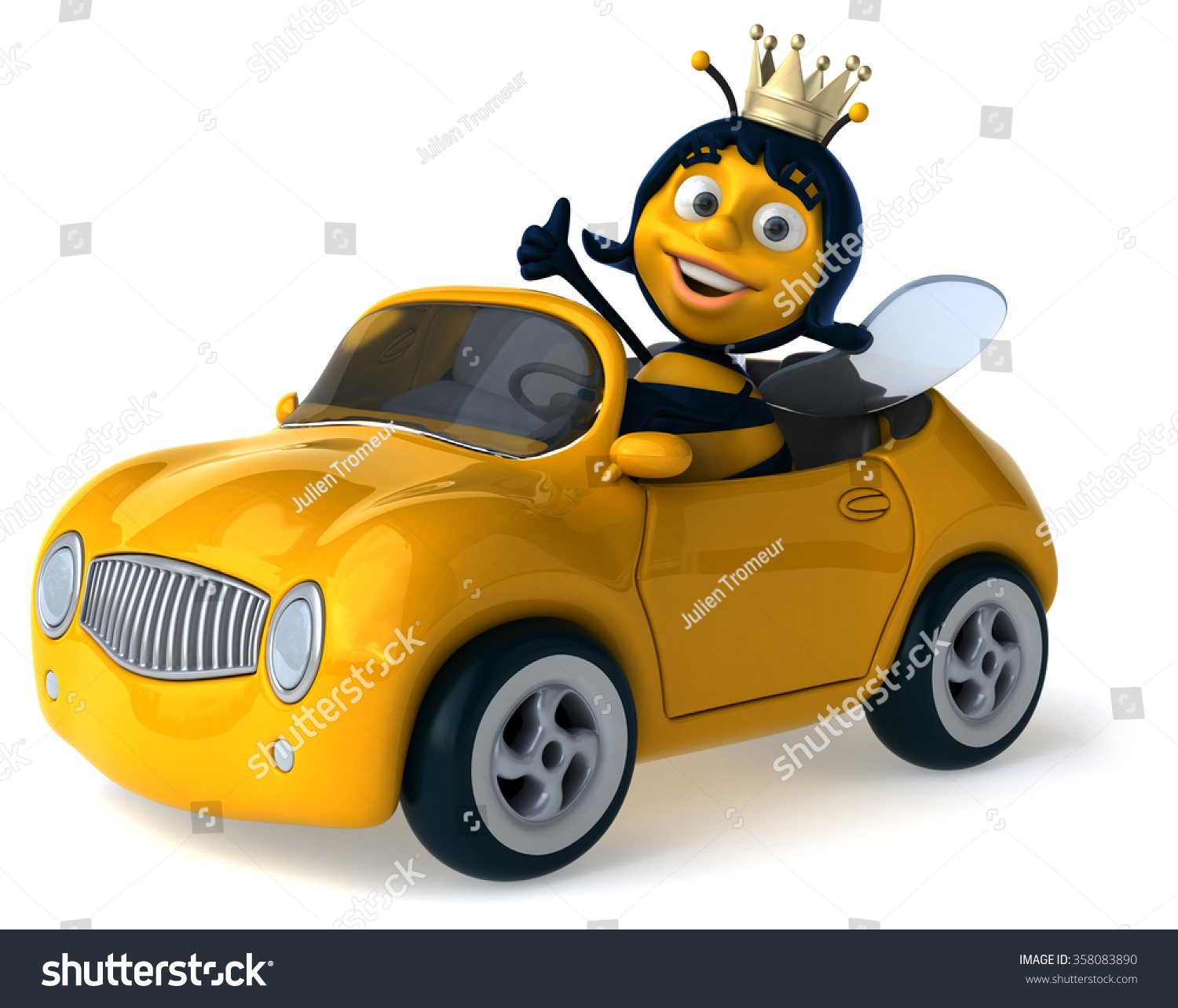 Bee driving Stock Illustrations, Images & Vectors | Shutterstock