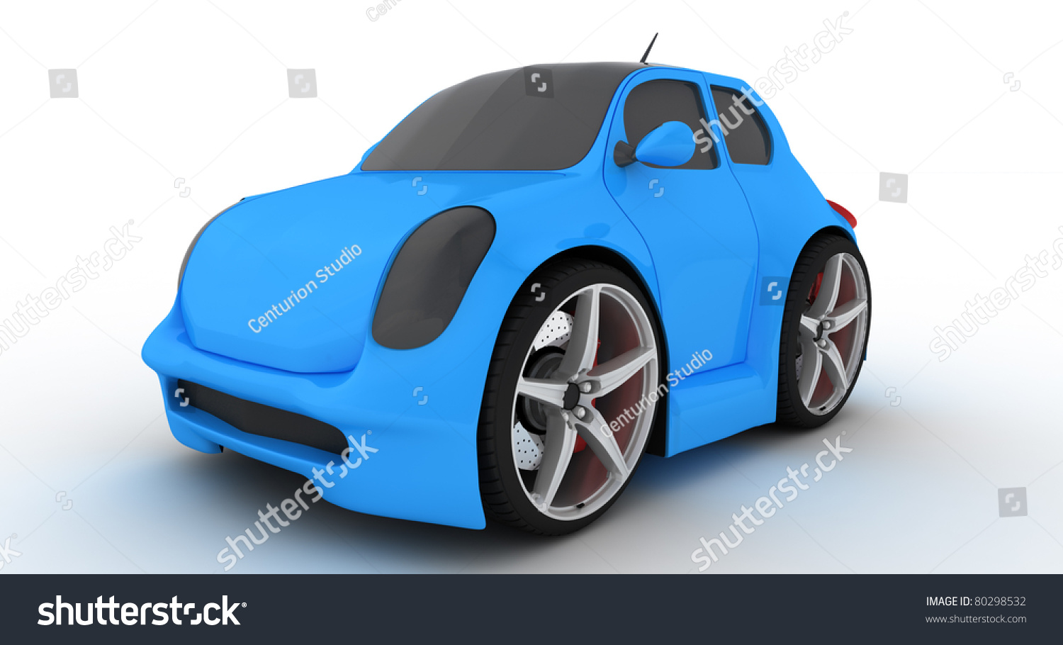 Funny Car Prototype Stock Illustration 80298532