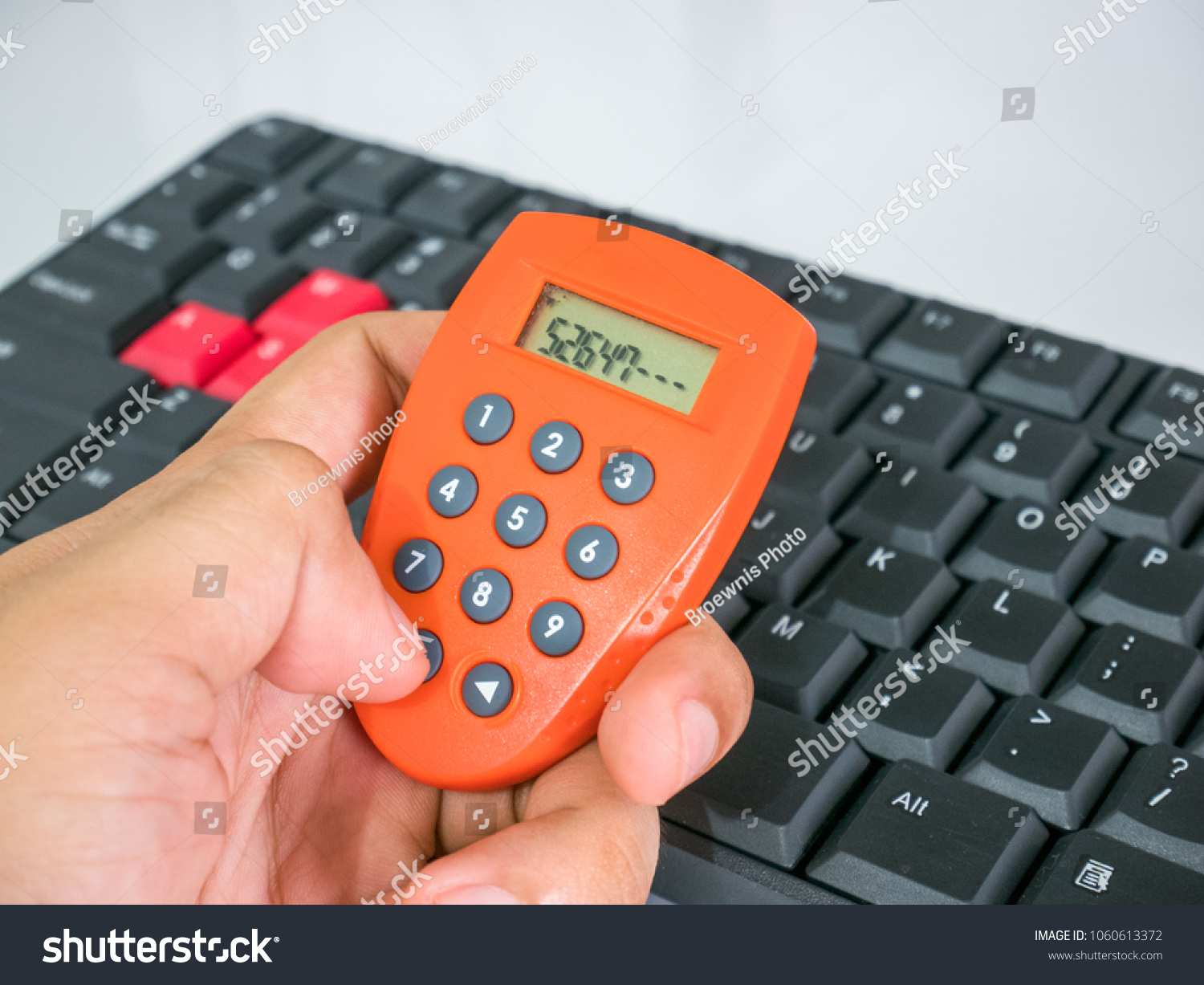 Generate Code Internet Banking Security Token Stock Photo (Edit Now ...