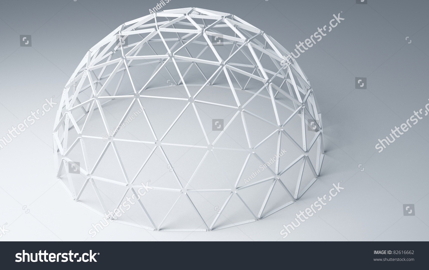 Geodesic Dome Render Stock Illustration 82616662 | Shutterstock
