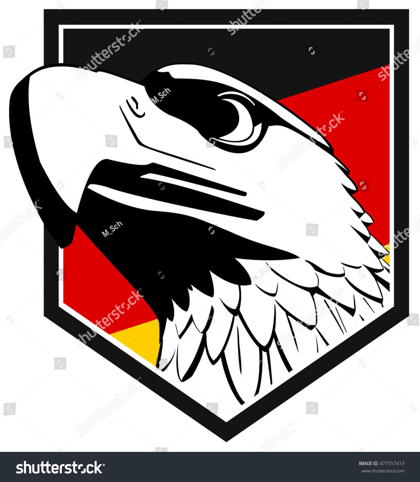 German Eagle Stock Illustration 477317413 - Shutterstock