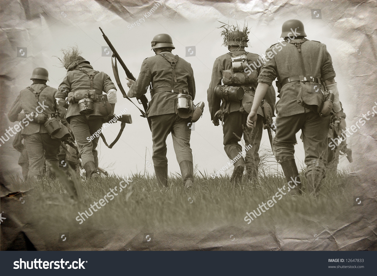 German Soldiers Ww 2 Reenacting Stockfoto Jetzt Bearbeiten 12647833 Shutterstock