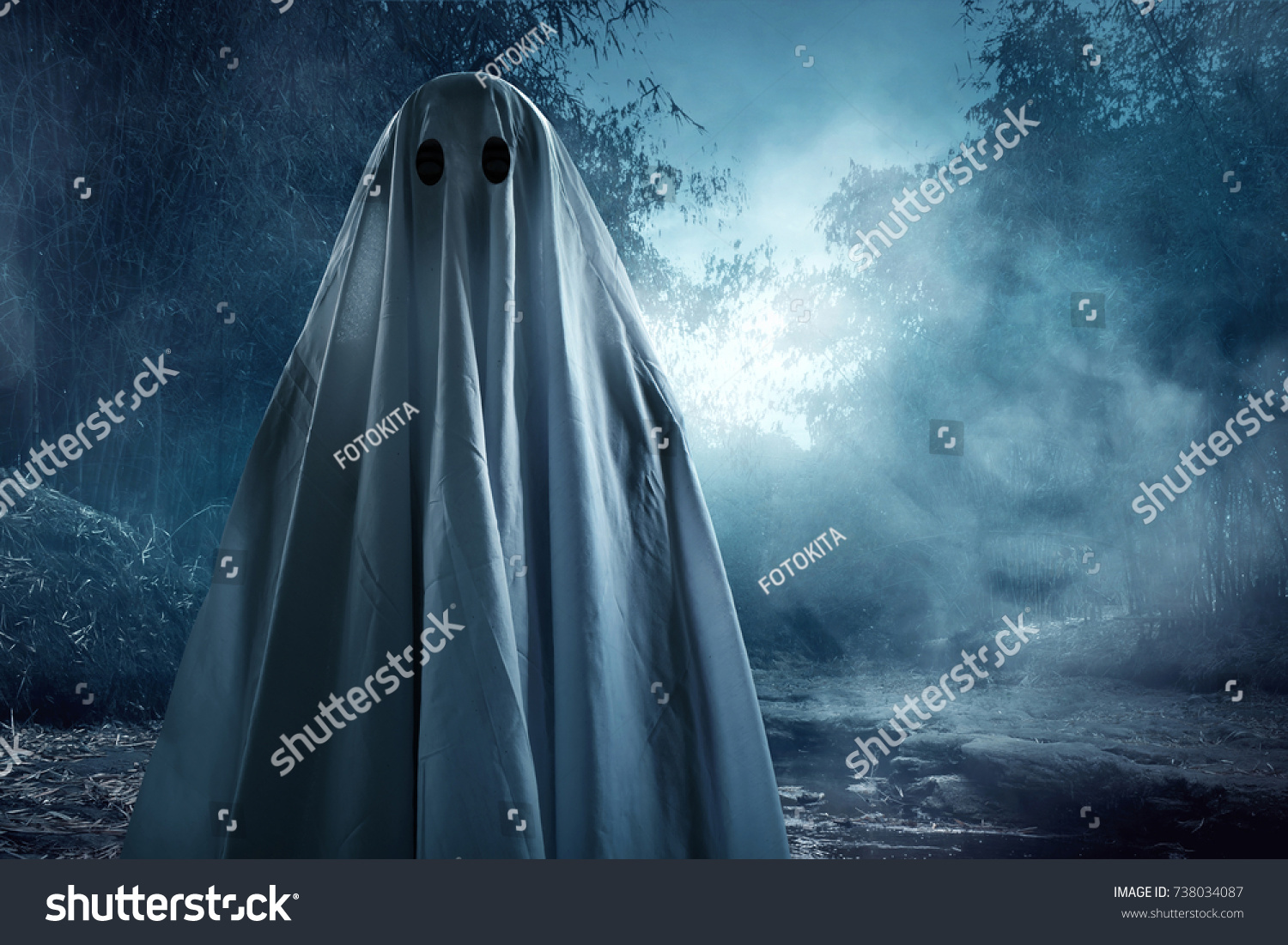 Ghost Stock Photo (Edit Now) 738034087