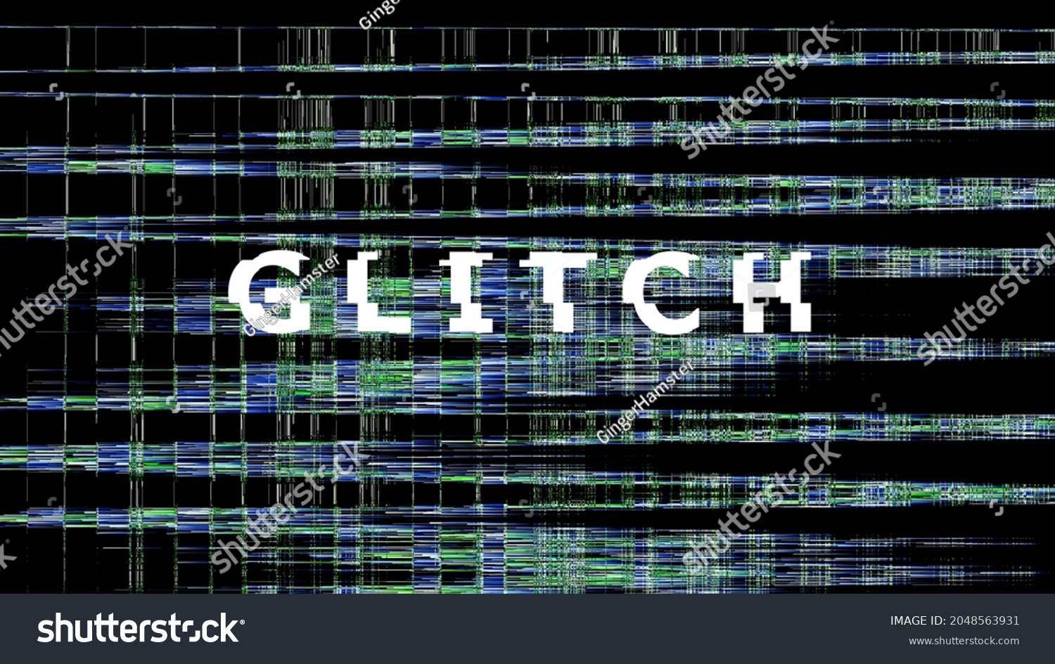 Glitch Background System Crash Broadcast Error Stock Illustration ...