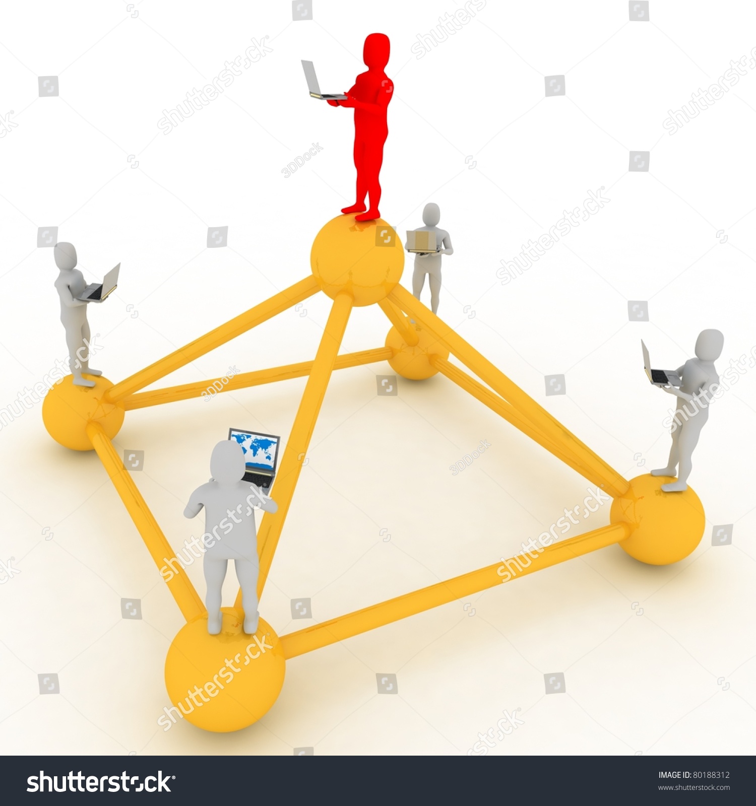 Global Computer Network Stock Illustration 80188312 | Shutterstock