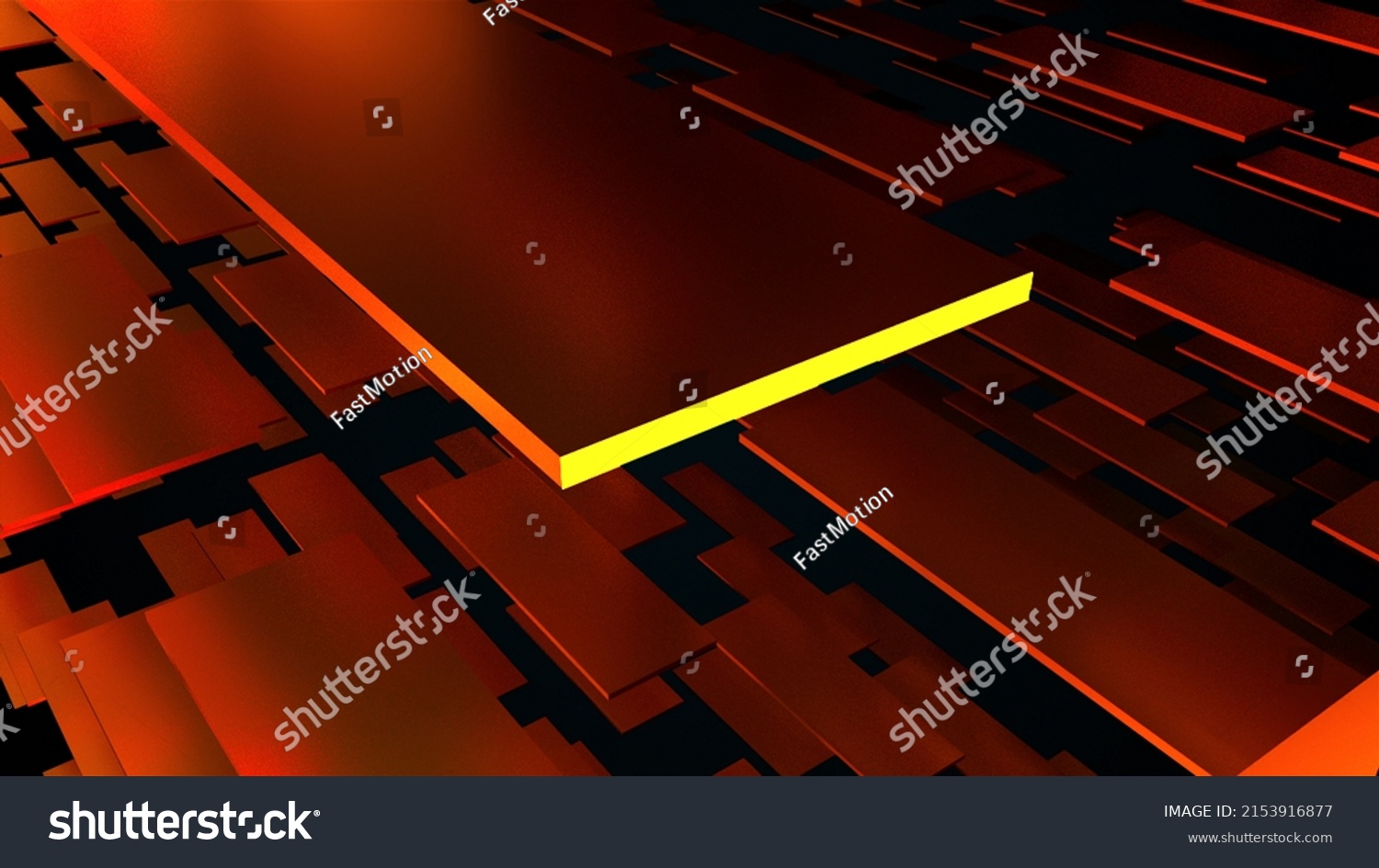 Gold Blocks Computer Generated 3d Render Stock Illustration 2153916877 ...