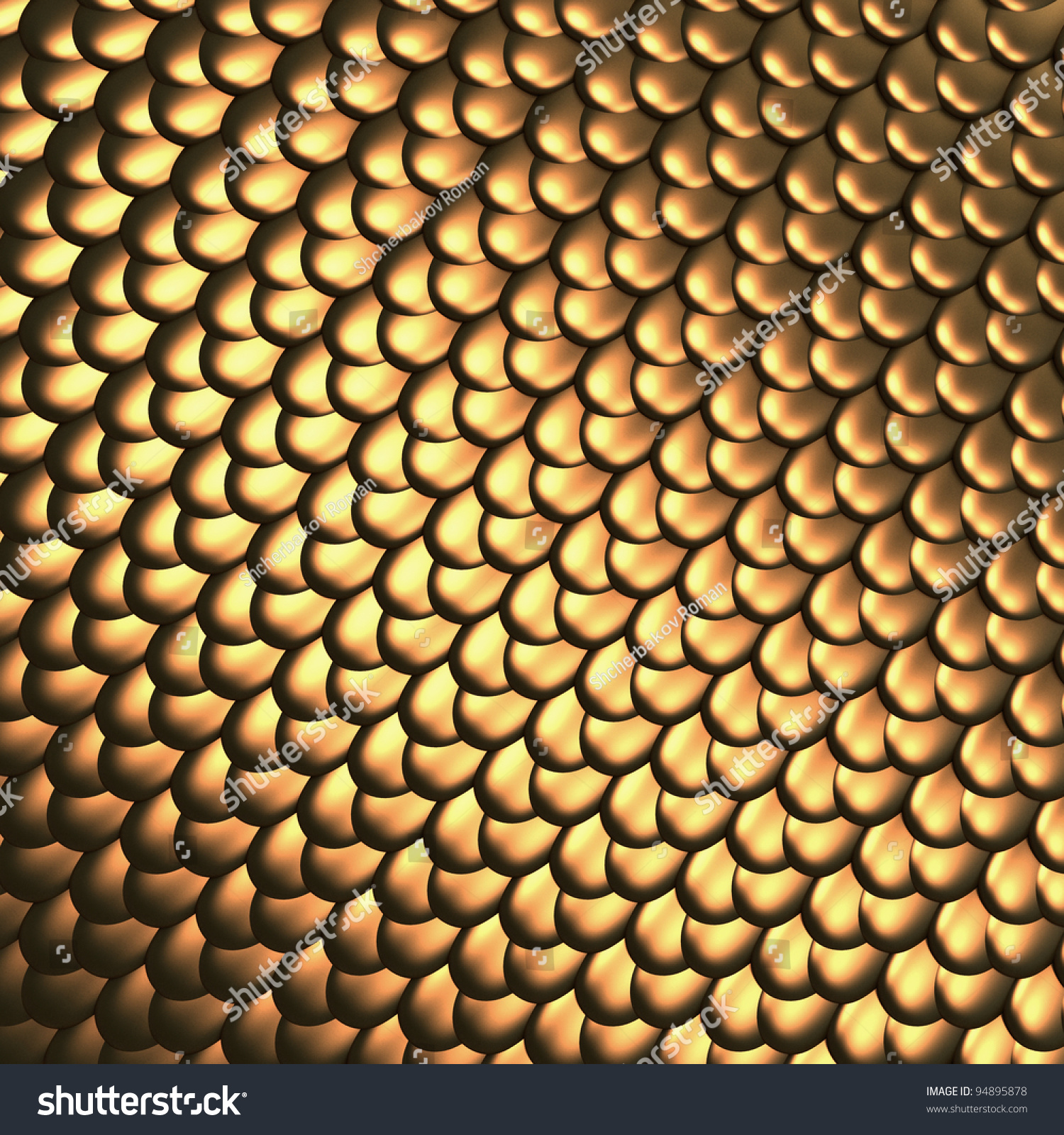 Gold Scale Pattern Stock Illustration 94895878 | Shutterstock