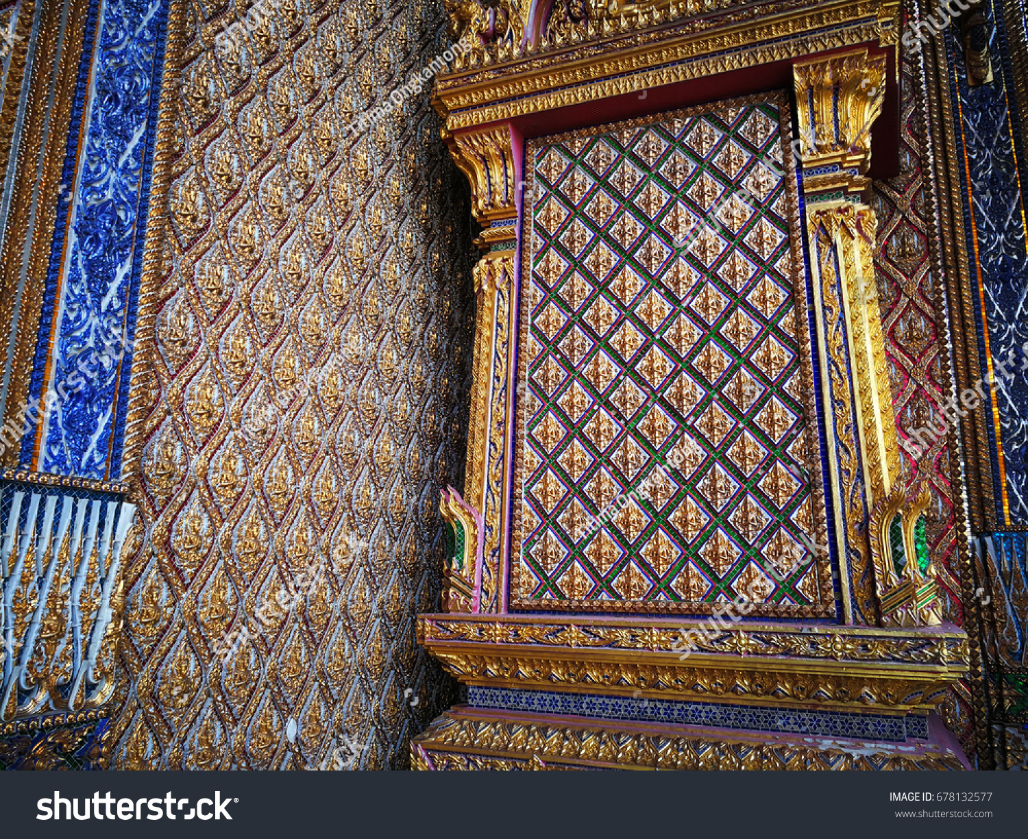 Gold Thai Pattern Stock Photo 678132577 | Shutterstock