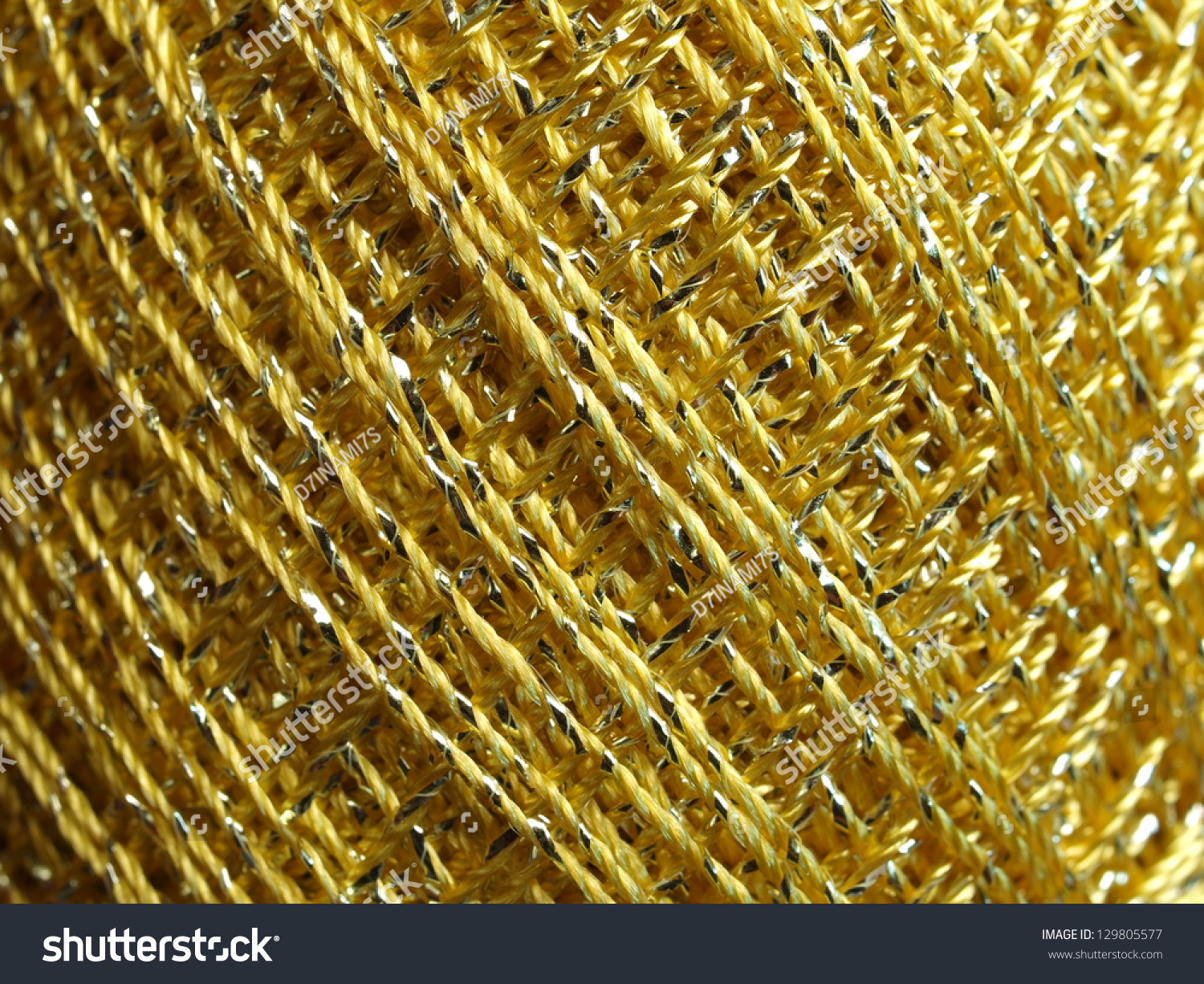 Gold Thread Texture Stock Photo 129805577 - Shutterstock