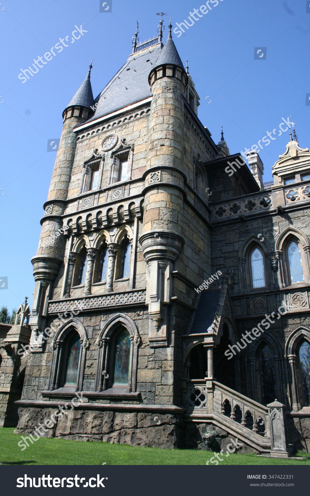 Gothic Castle Stock Photo (Edit Now) 347422331