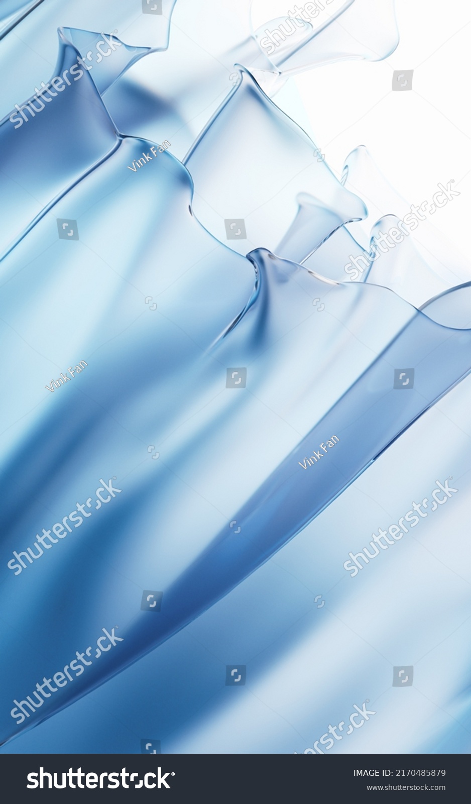 Gradient Transparent Cloth Background 3d Rendering Stock Illustration ...