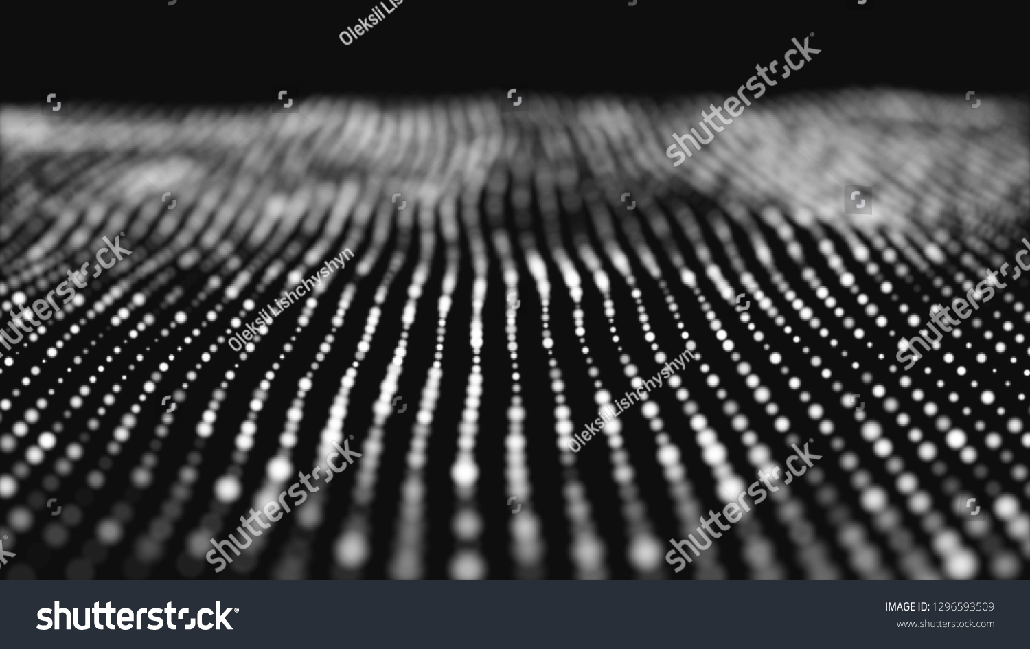 Gray Computer Technology Background Big Data Stock Illustration 1296593509