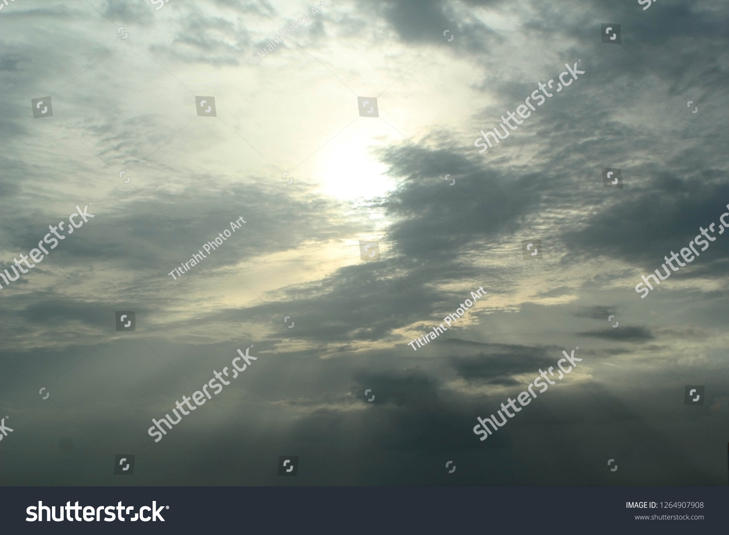 Gray Sky Background Stock Photo 1264907908 | Shutterstock