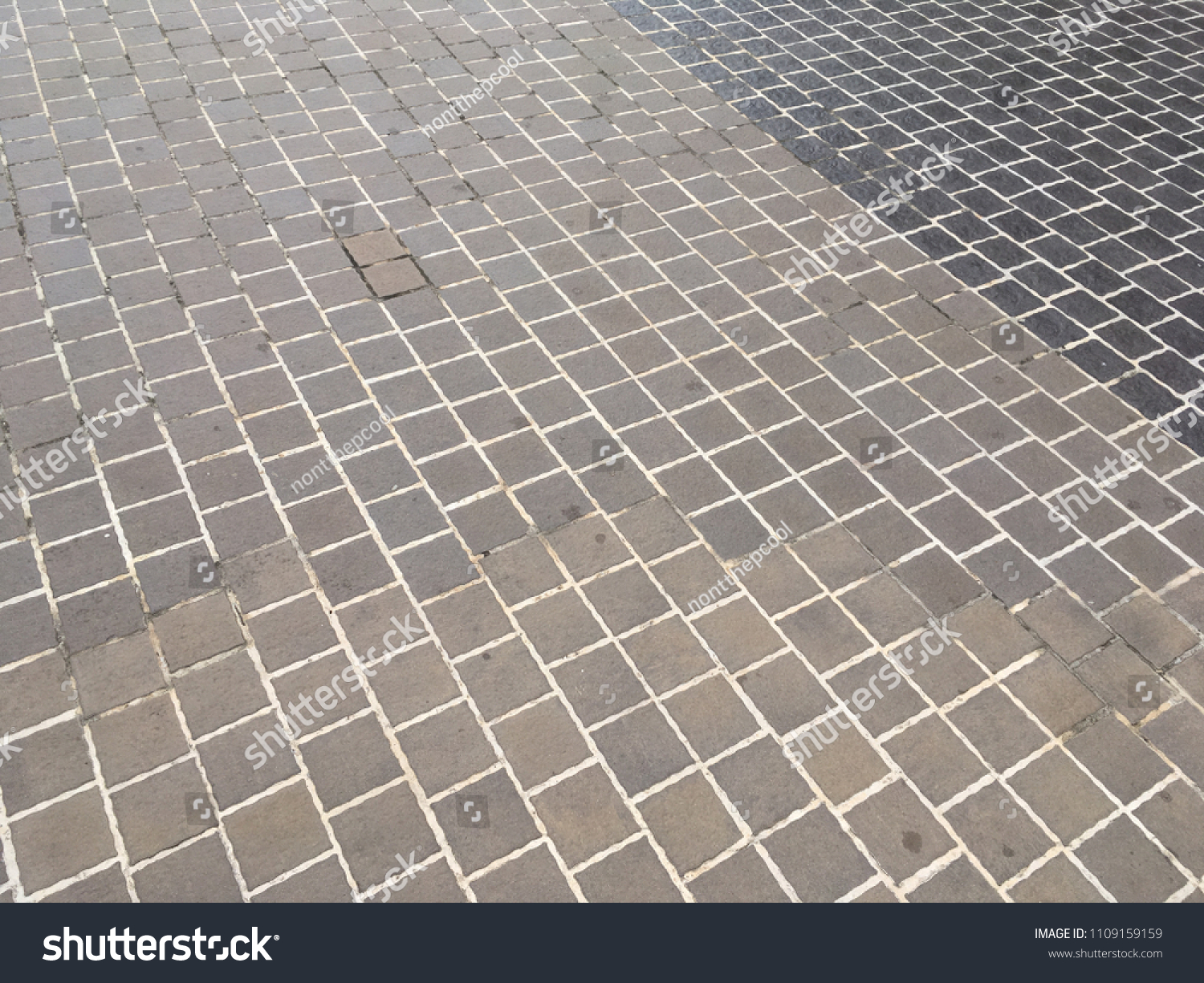 Grey Sidewalk Floor Texture Pattern Background Stock Photo 1109159159 ...
